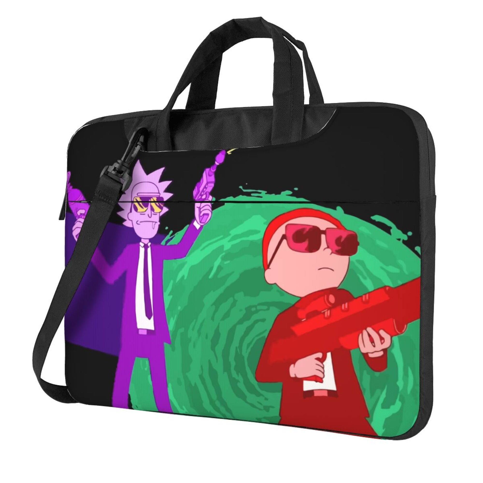 Laptop Sleeve 13" Cute Anime Cartoon Rick And Morty Computer Case ...