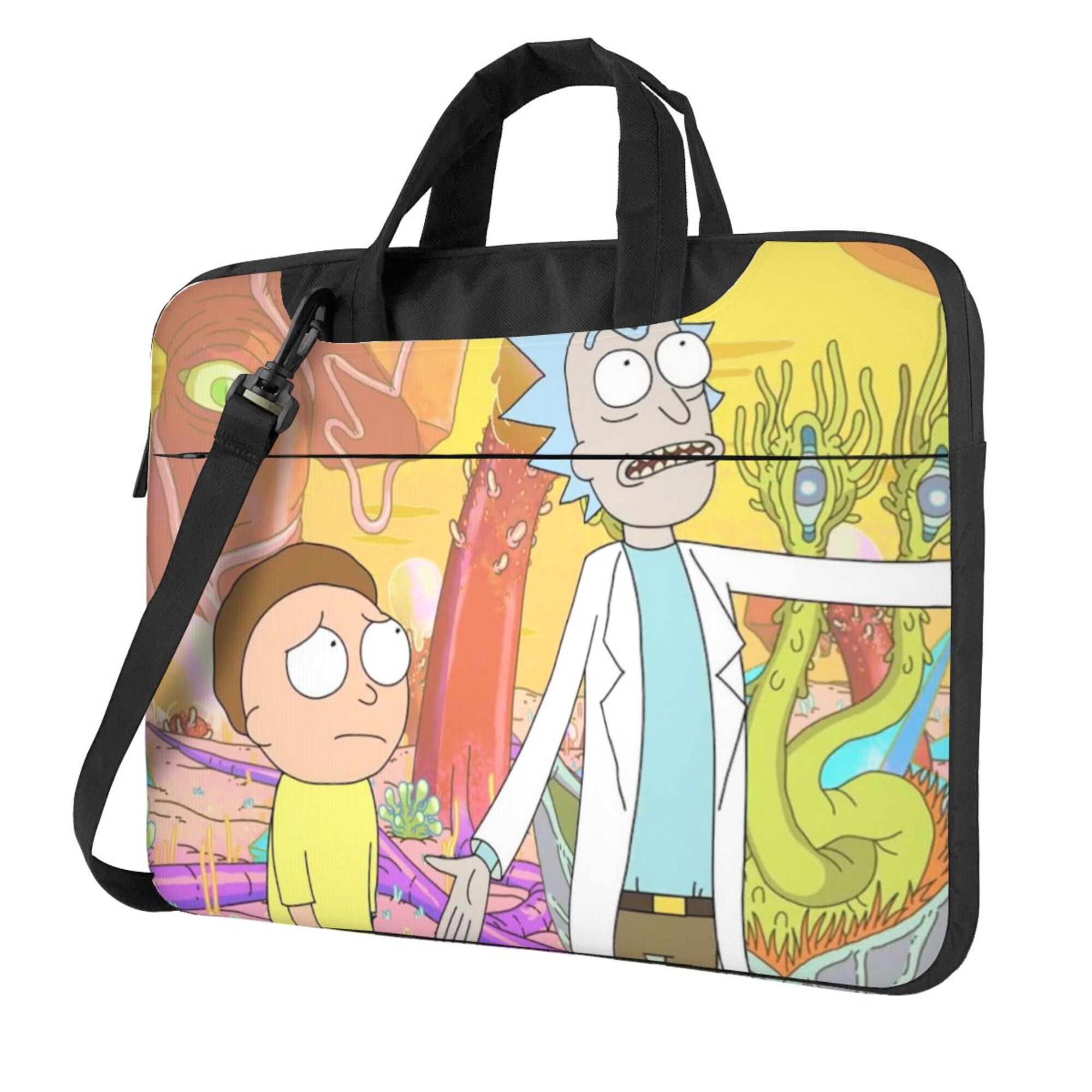 Laptop Sleeve 13" Cute Anime Cartoon Rick And Morty Computer Case ...