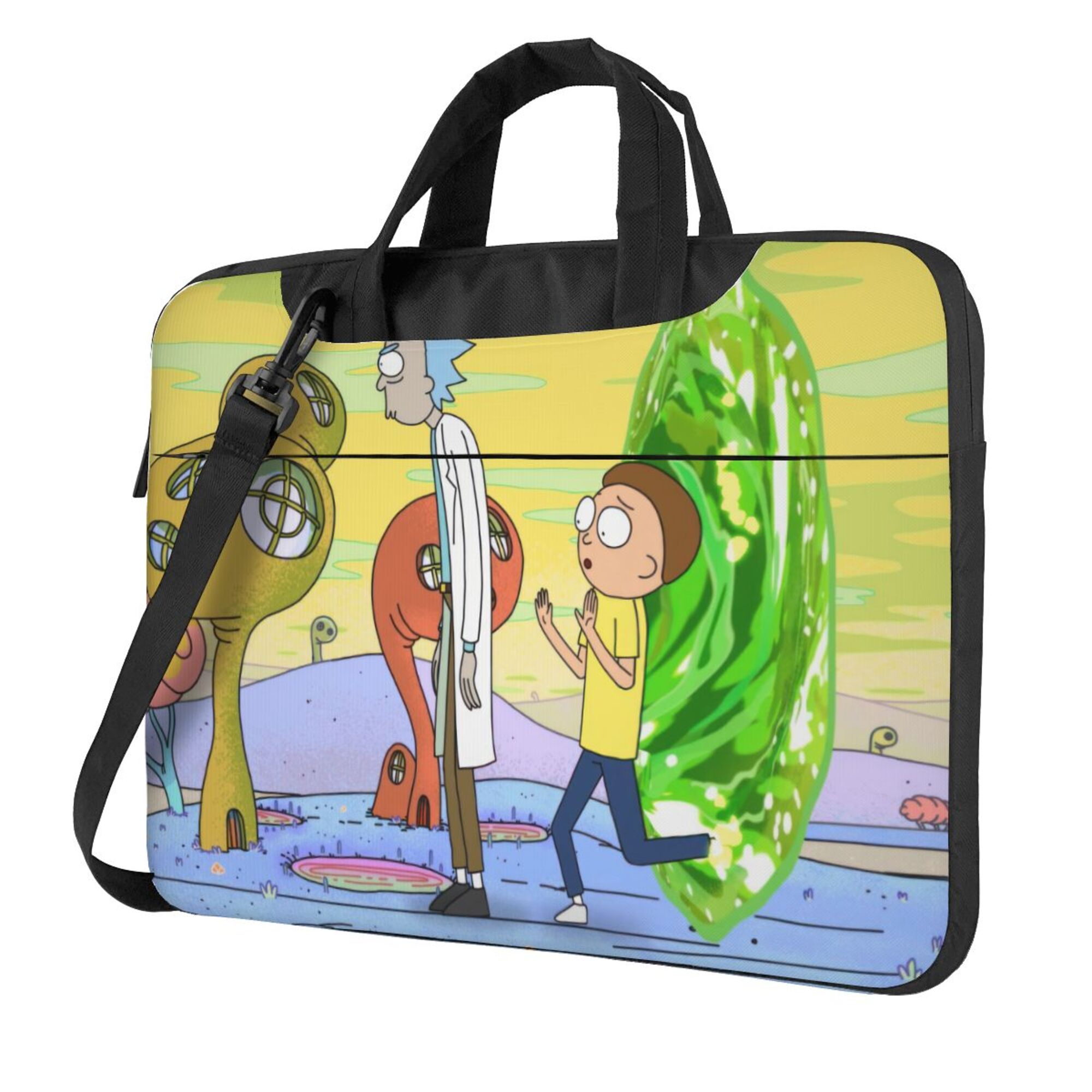 Laptop Sleeve 13" Cute Anime Cartoon Rick And Morty Computer Case ...