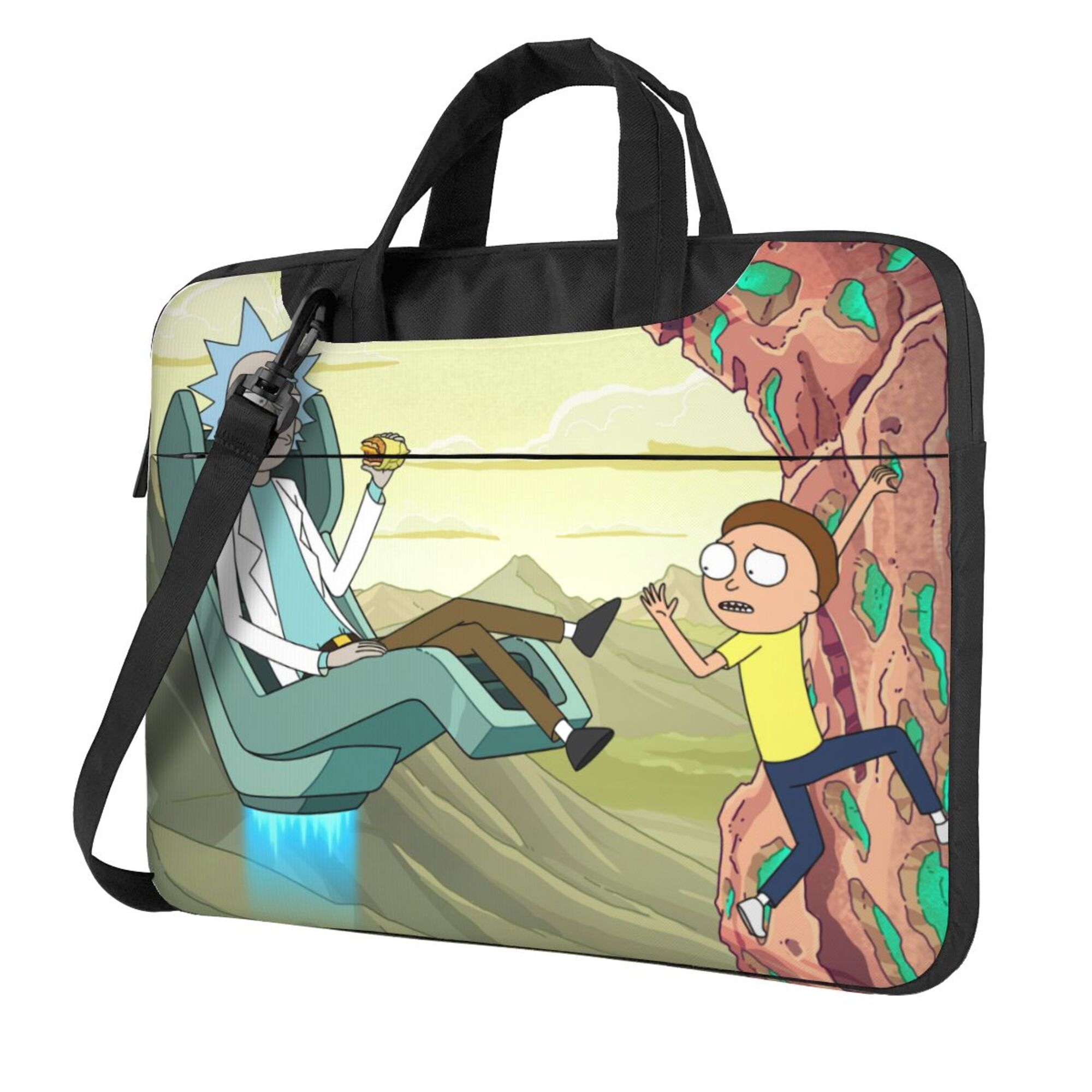 Laptop Sleeve 13" Cute Anime Cartoon Rick And Morty Computer Case ...