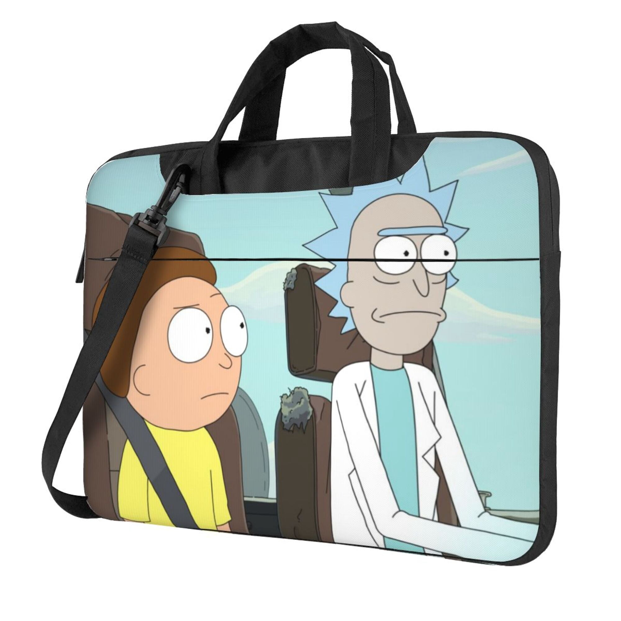 Laptop Sleeve 14" Cute Anime Cartoon Rick And Morty Computer Case ...
