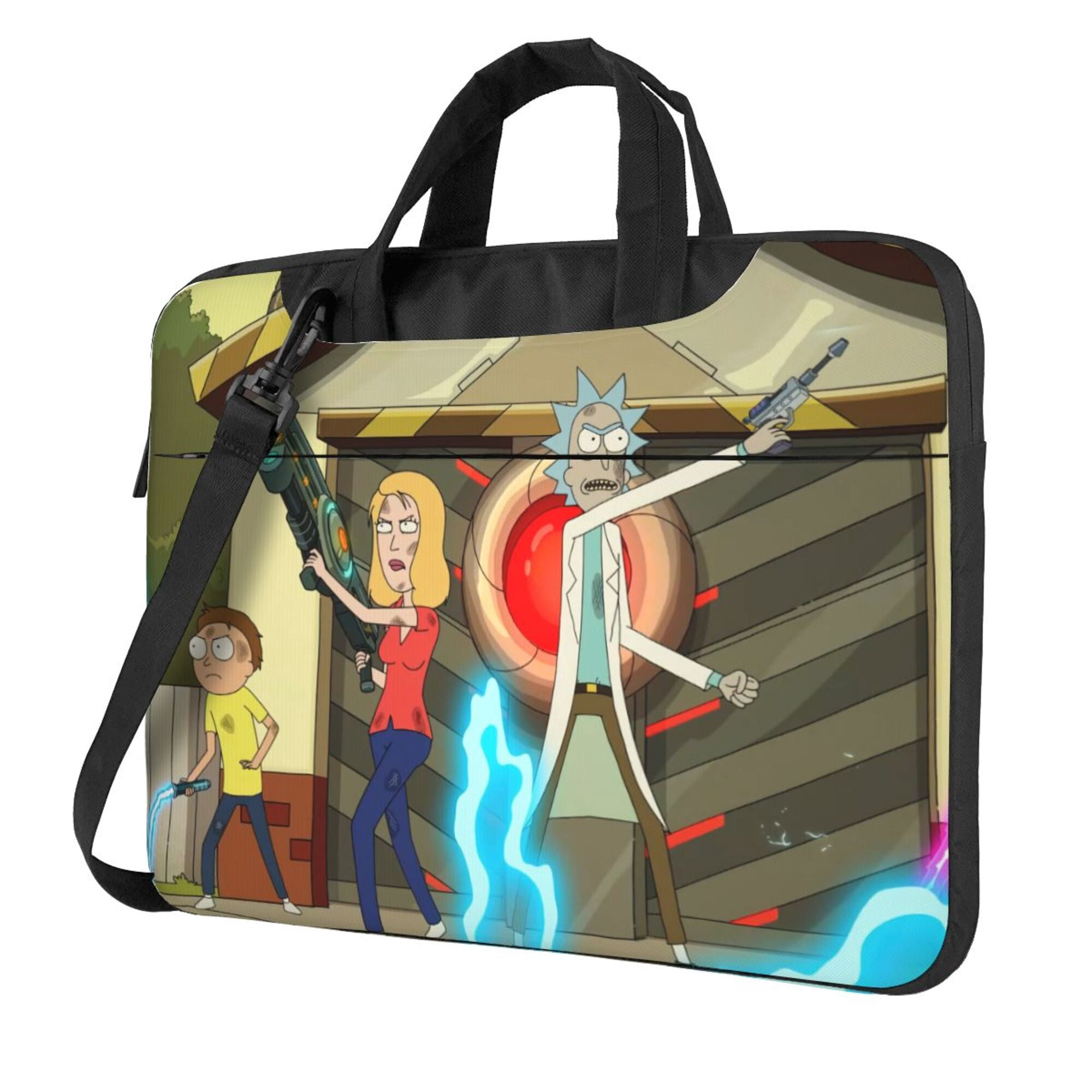Laptop Sleeve 14" Cute Anime Cartoon Rick And Morty Computer Case ...