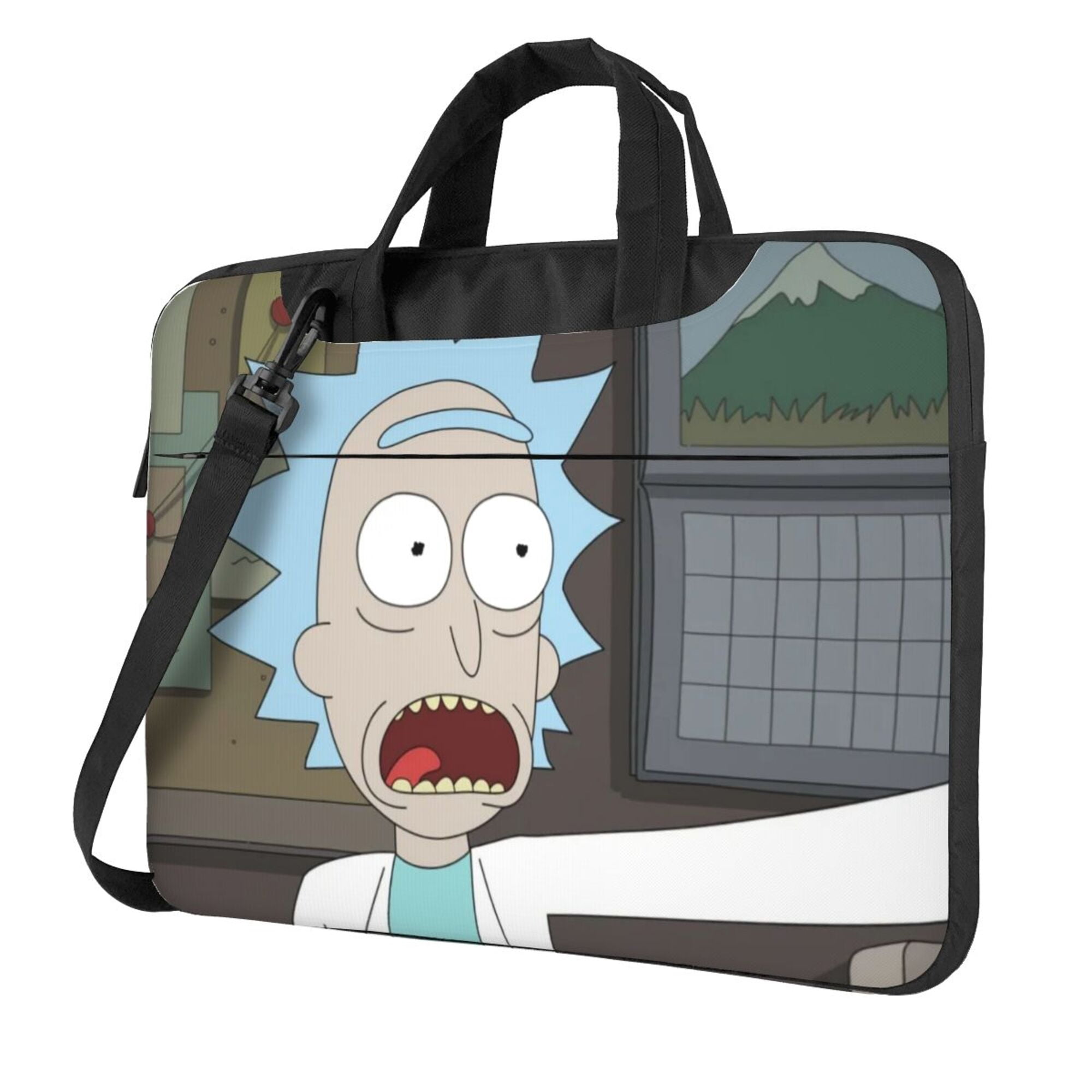 Laptop Sleeve 14" Cute Anime Cartoon Rick And Morty Computer Case ...