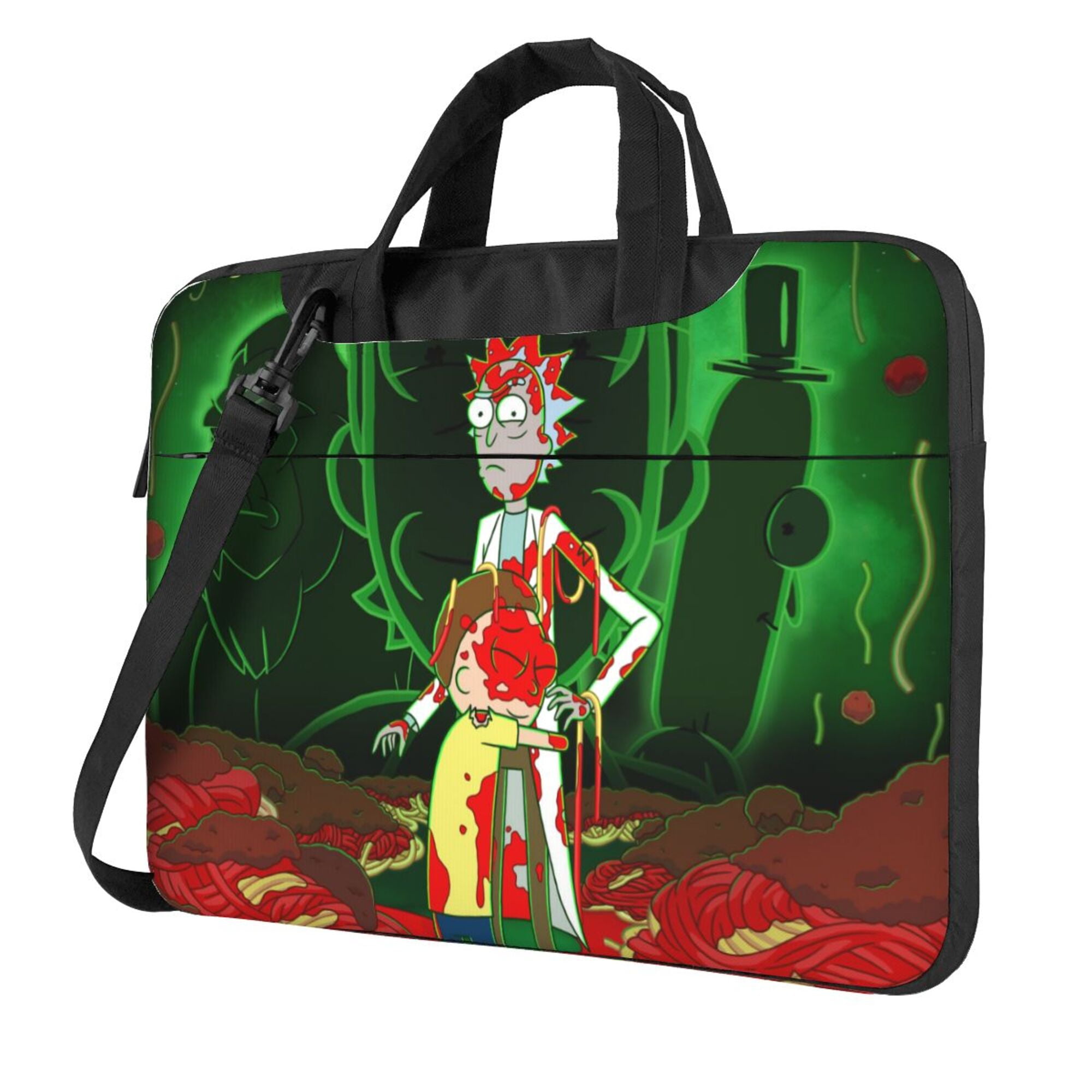 Laptop Sleeve 14" Cute Anime Cartoon Rick And Morty Computer Case ...