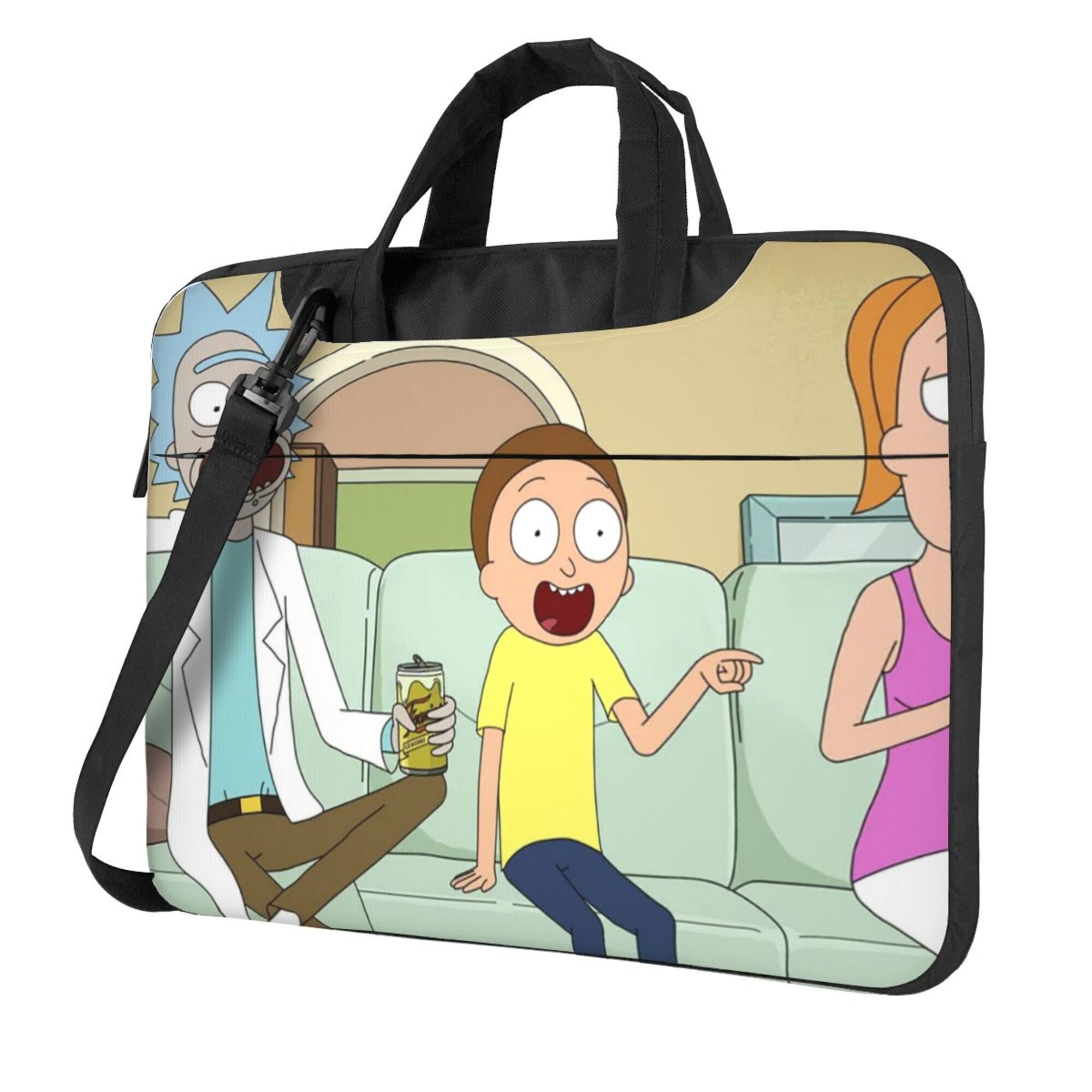 Laptop Sleeve 14" Cute Anime Cartoon Rick And Morty Computer Case ...