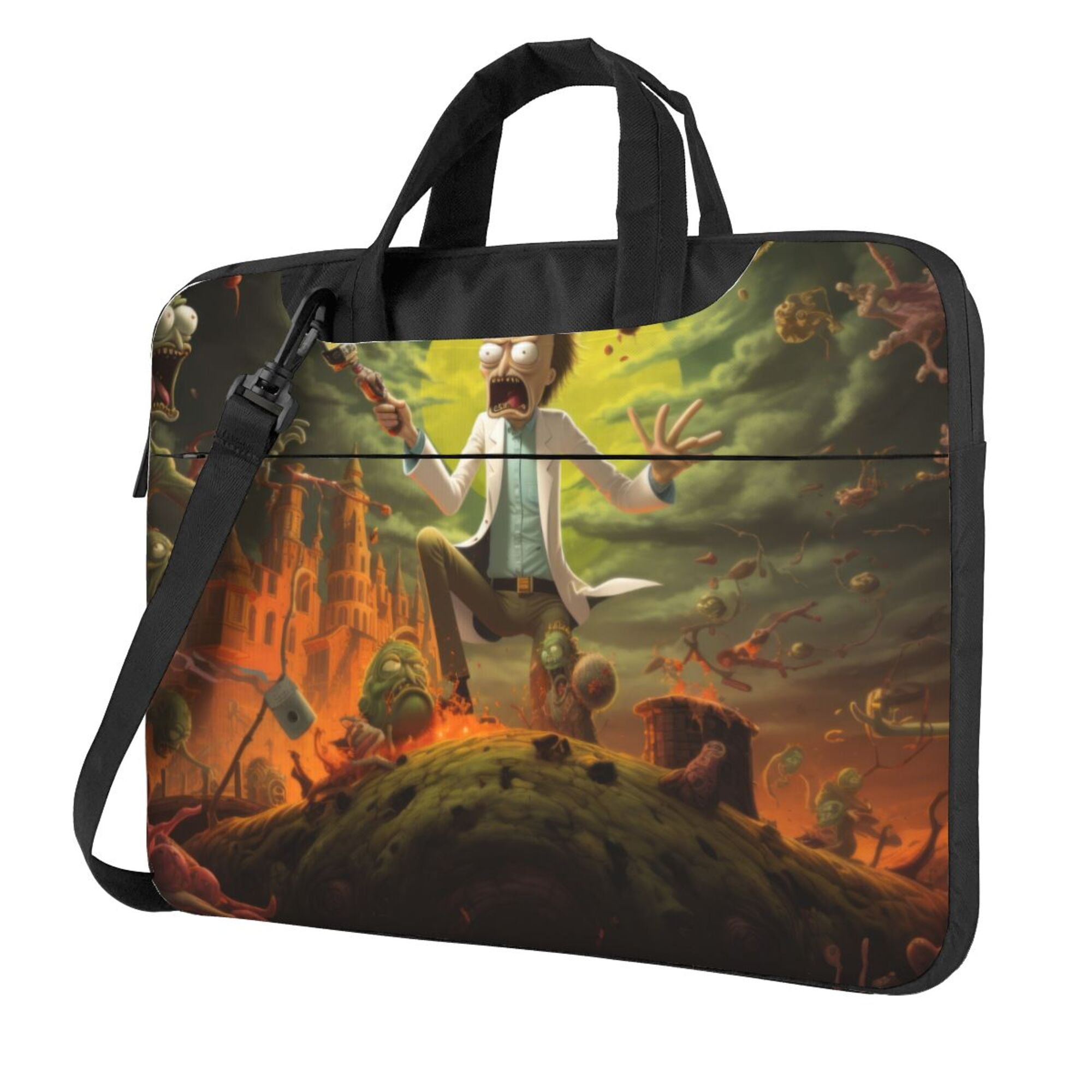 Laptop Sleeve 14" Cute Anime Cartoon Rick And Morty Computer Case ...