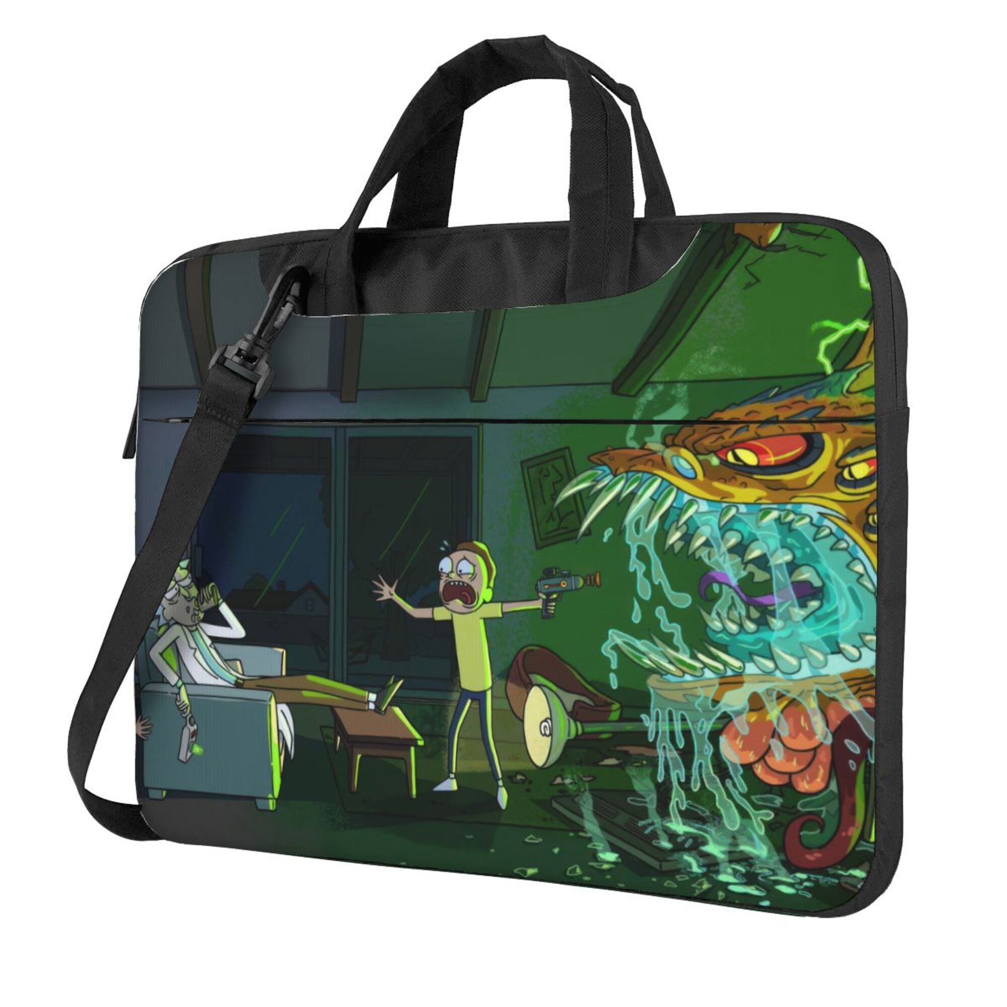 Laptop Sleeve 14" Cute Anime Cartoon Rick And Morty Computer Case ...