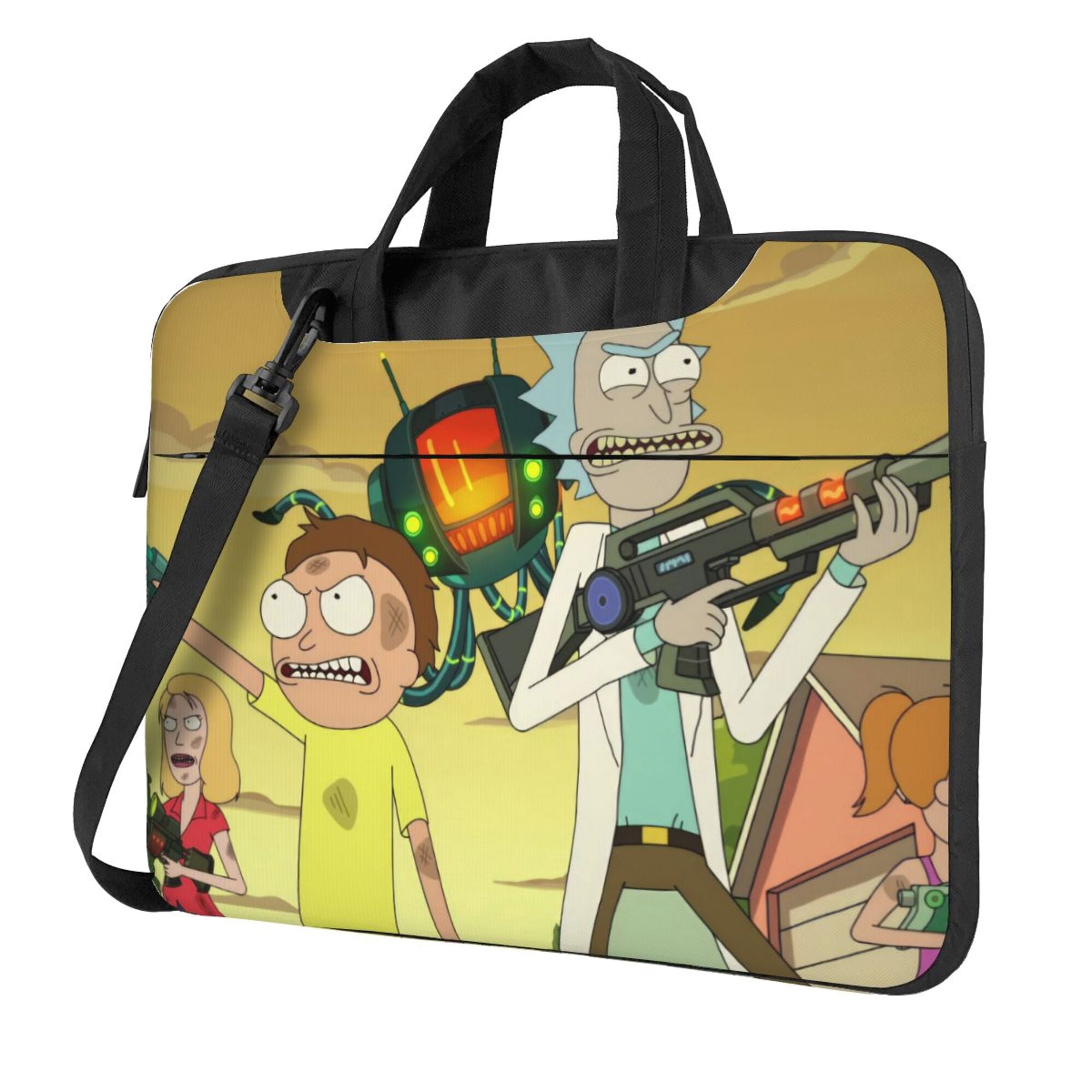 Laptop Sleeve 14" Cute Anime Cartoon Rick And Morty Computer Case ...