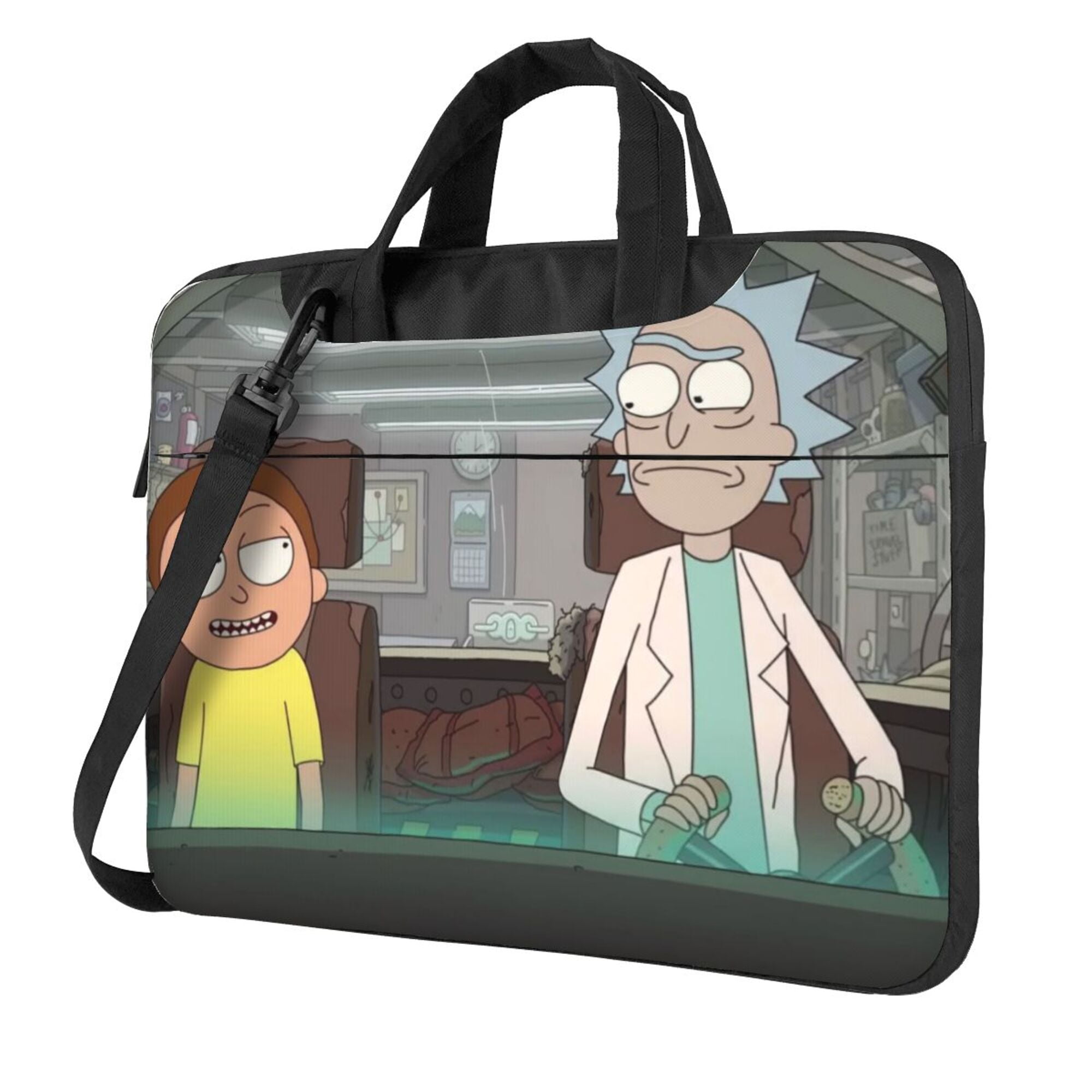 Laptop Sleeve 15.6" Cute Anime Cartoon Rick And Morty Computer Case ...