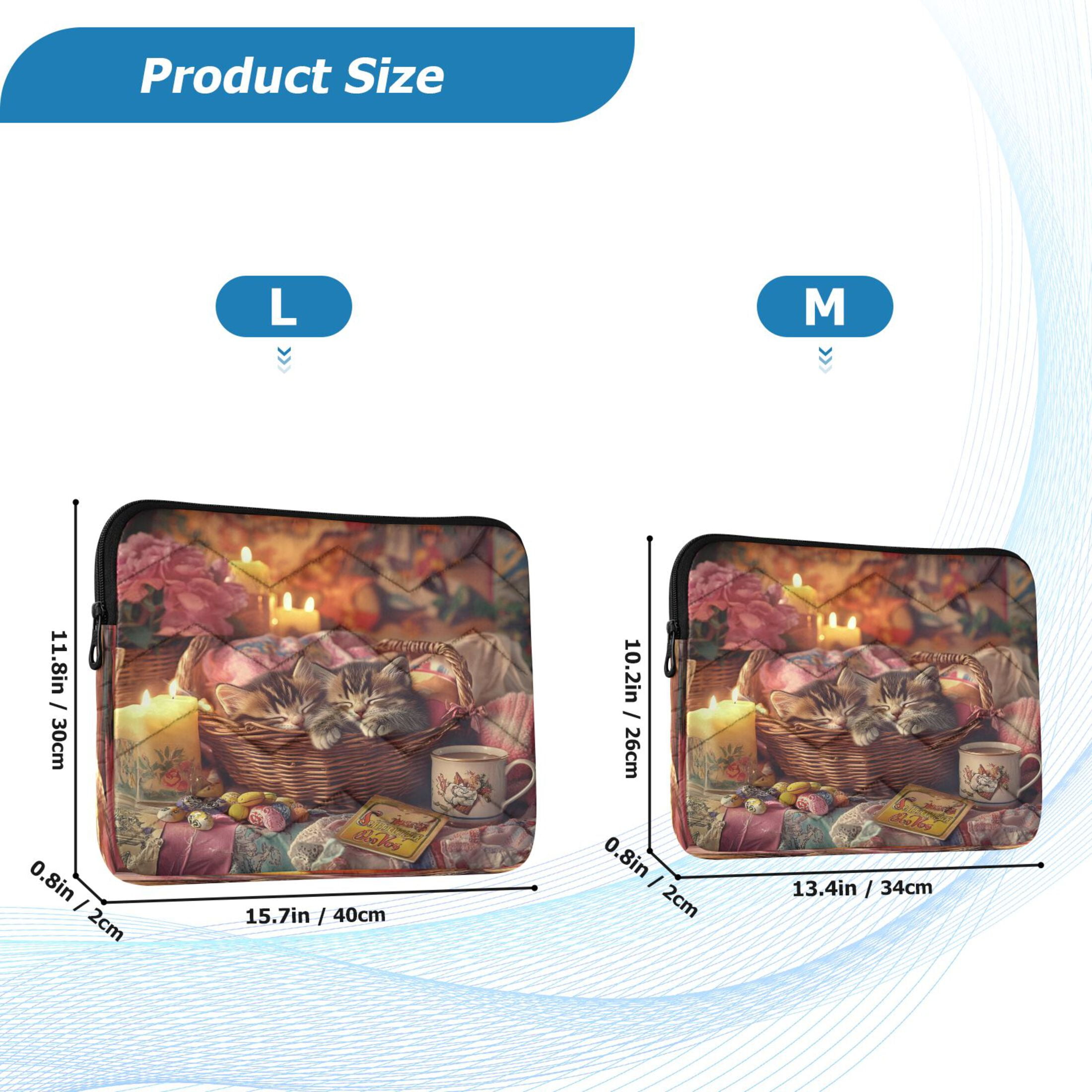 YAZAOO Laptop Sleeves Simplicity Creative Pattern Slim and Light YAZAOO ...