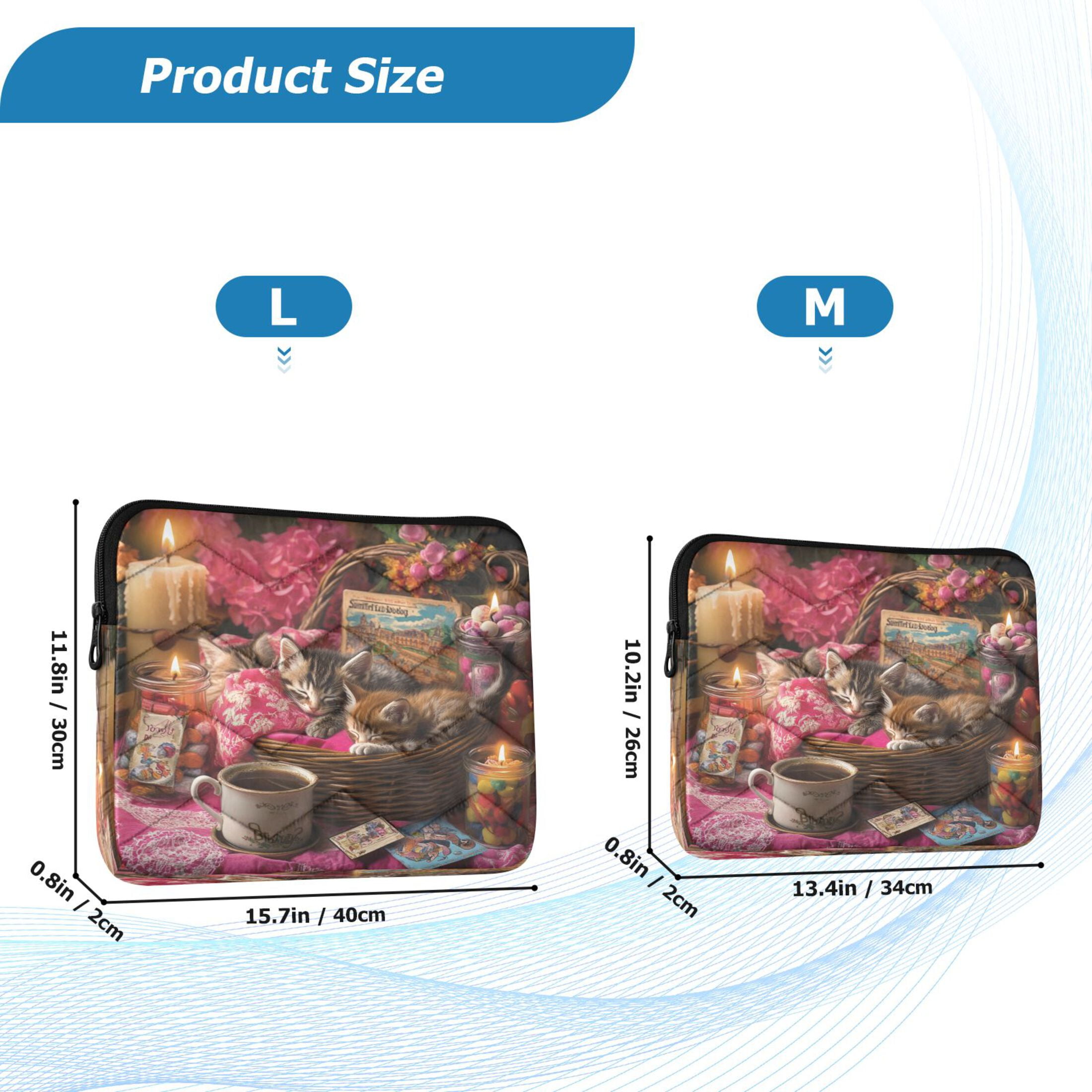 YAZAOO Laptop Sleeves Simplicity Creative Pattern Slim and Light YAZAOO ...