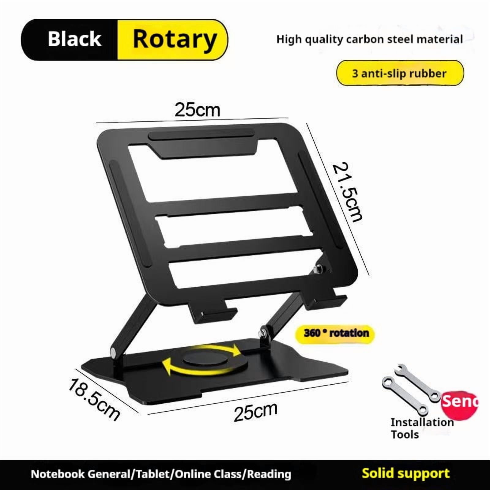 Laptop Stand, Adjustable Computer Stand with 360° Swivel Base ...