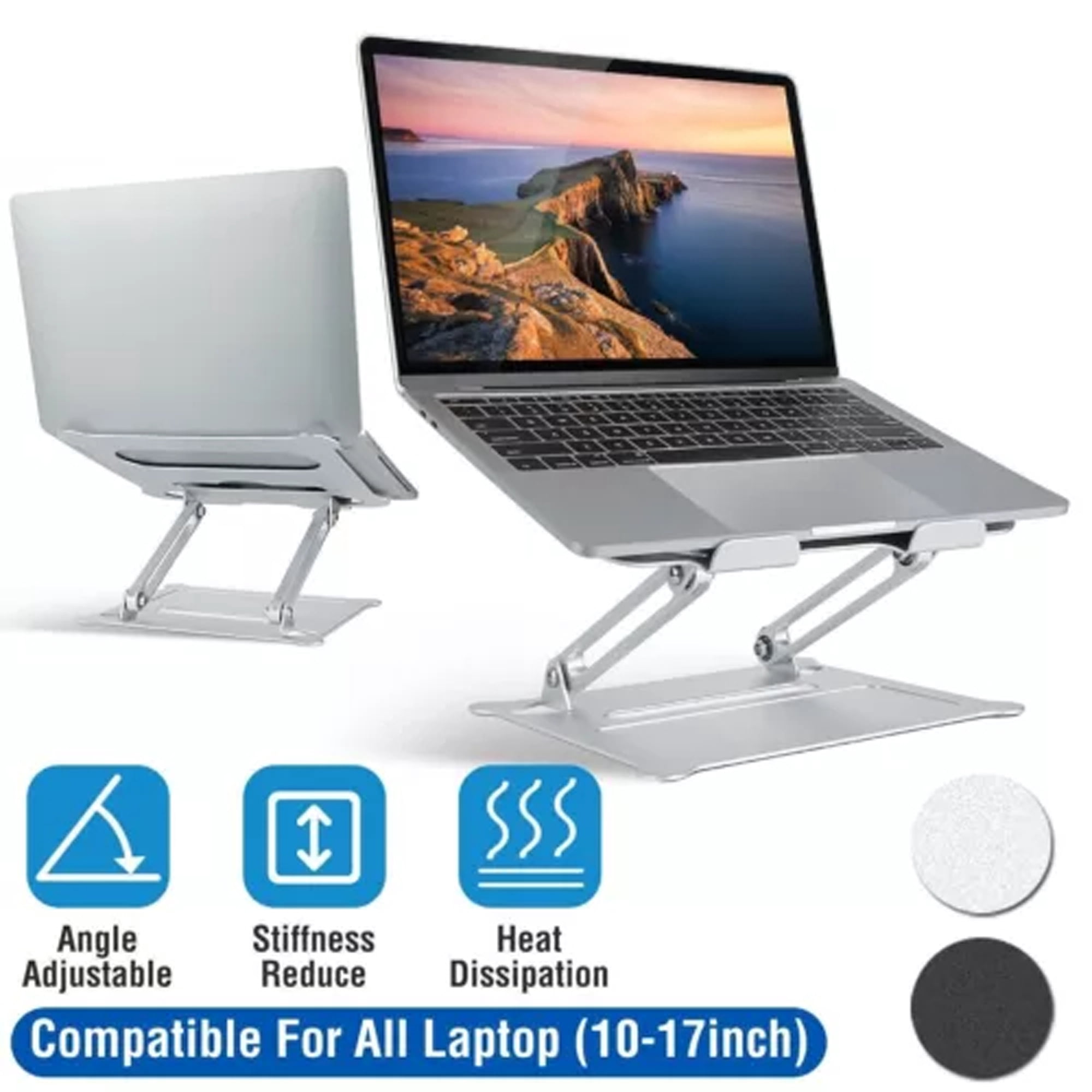 Laptop Stand Adjustable Computer Stand Desk Ergonomic Aluminum Holder ...