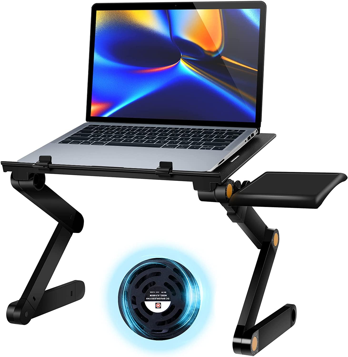 Laptop Stand, Adjustable Computer Stand for Laptop with Mouse Pad ...