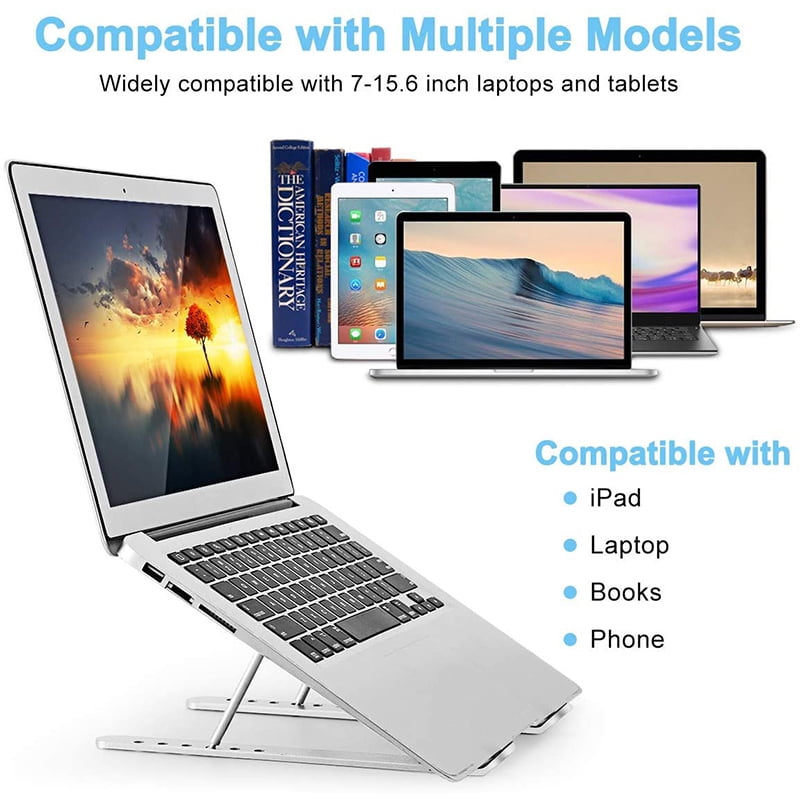 Laptop Stand, Aluminum Computer Holder, Ergonomic Laptops Elevator for ...