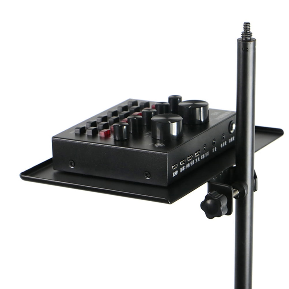 Laptop Stand Clamp- on Mic Rack Tray Microphone Stand Microphone Tray ...