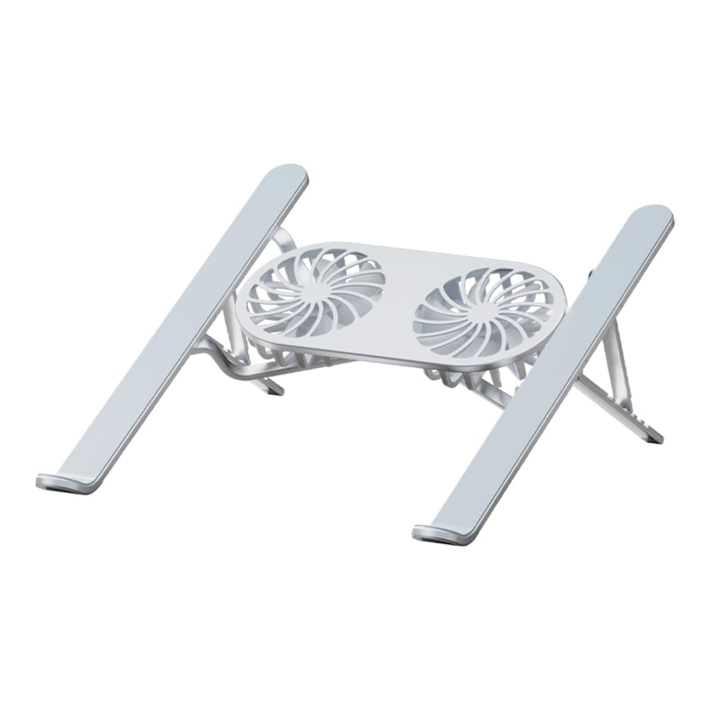 Laptop Stand with Cooling Fans, Aluminum Foldable and Portable Laptop ...