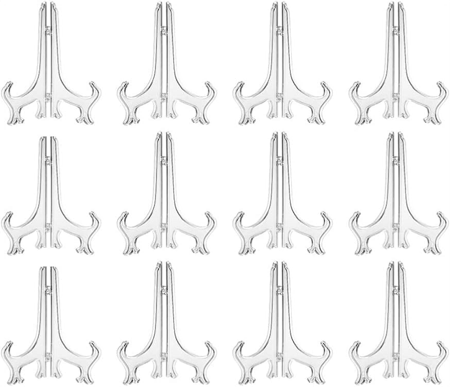 Laptop Stand Desk Easel 10pcs Plastic Display Stand Plate Photo Holder ...