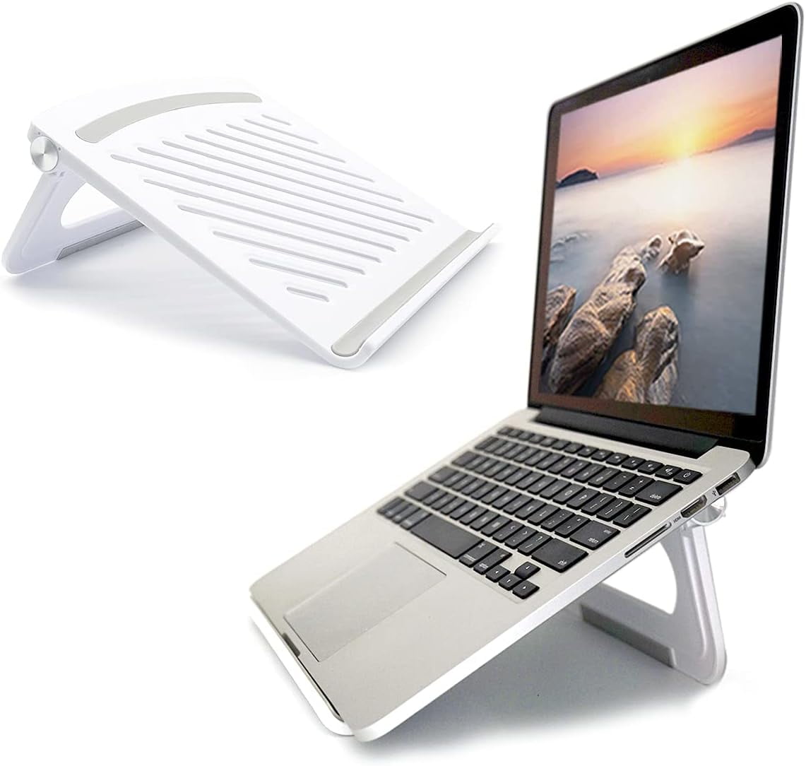 Laptop Stand for Desk Stable Foldable Adjustable Multi-Angle Computer ...
