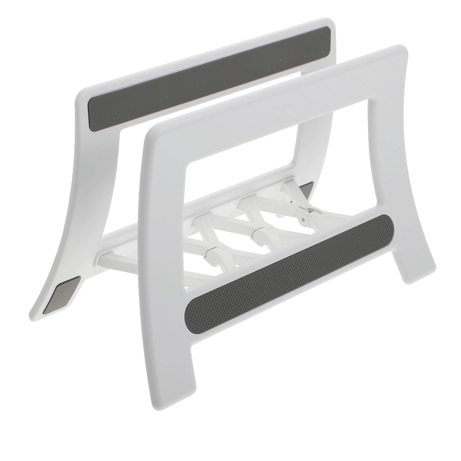Laptop Stand Holder Vertical Support Tablet Rack Storage Bracket White ...