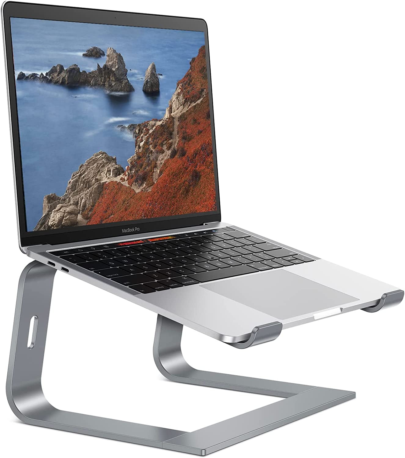 Laptop Stand for Desk, Detachable Laptop Riser, Aluminum Laptop Holder ...