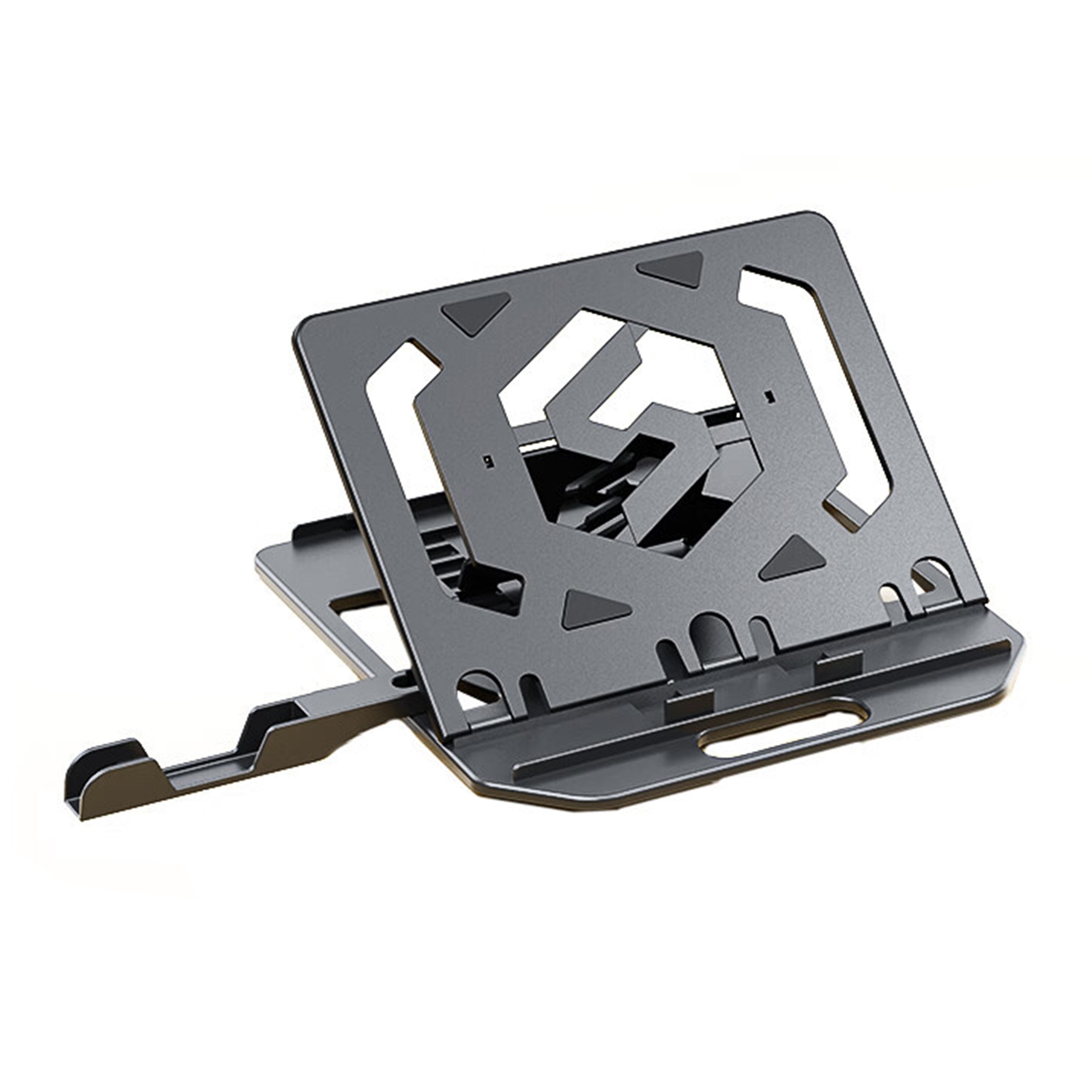 Laptop Stand with Phone Holder Height Adjustment High Stability Strong ...