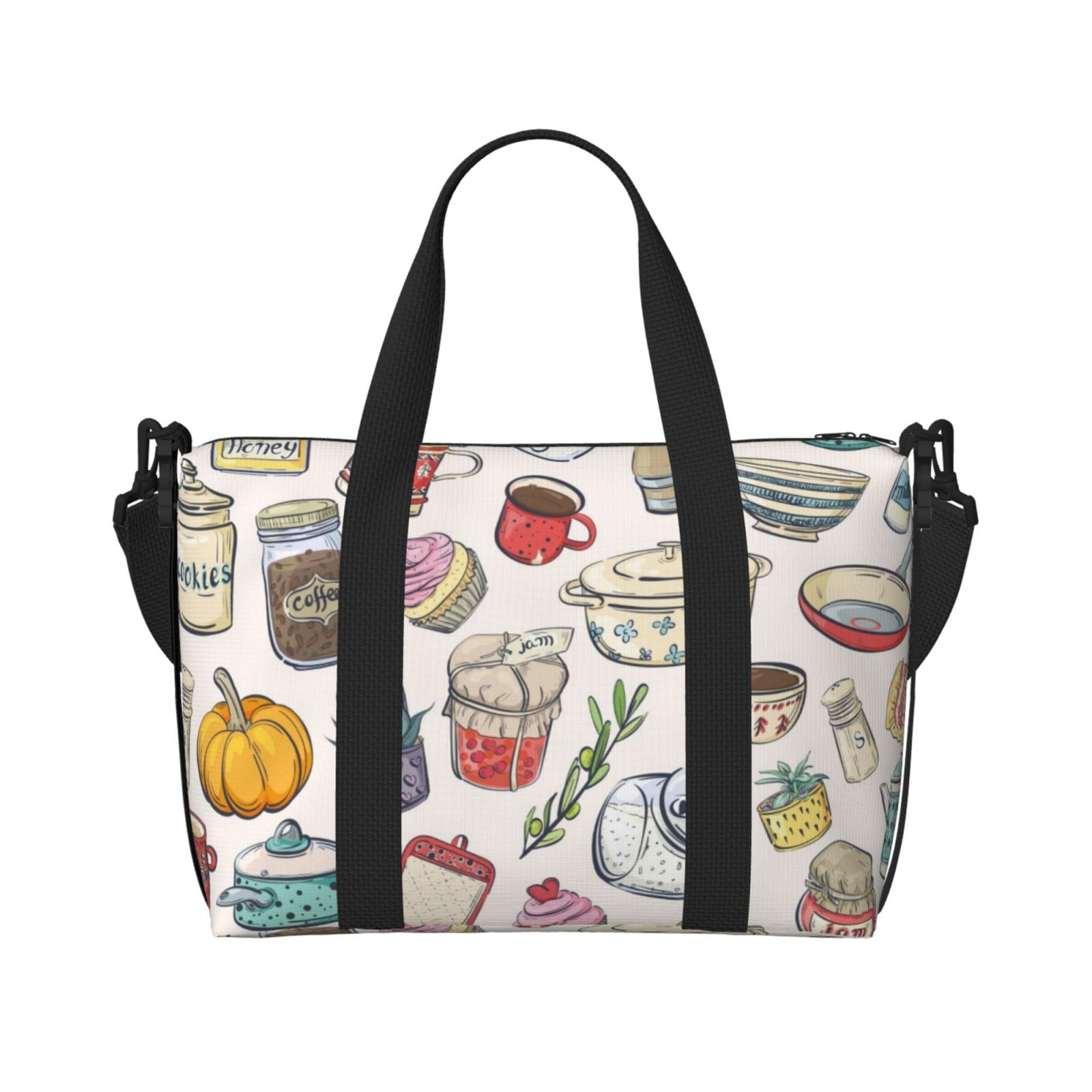 Laptop Tote Bag for Women Work - Cooking Utensils Gym Bag for Women Men ...