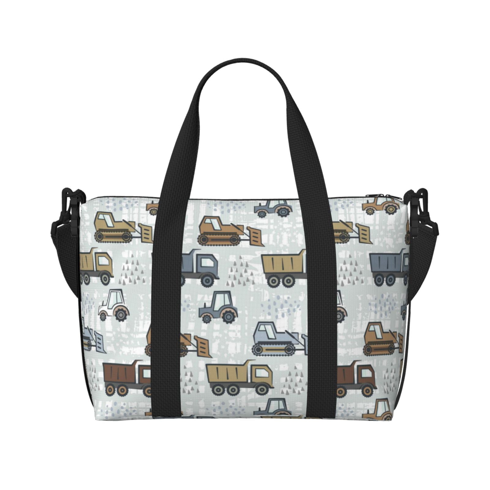 Laptop Tote Bag for Women Work - Tractor and Dumper Gym Bag for Women ...