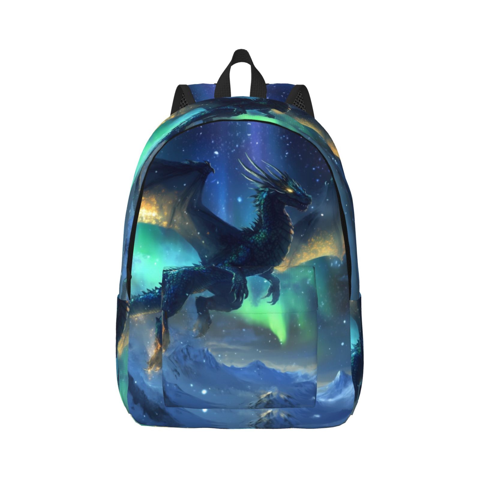 Laptop Travel Backpack Aurora Night Sky Dragon Lightweight Backpack for ...