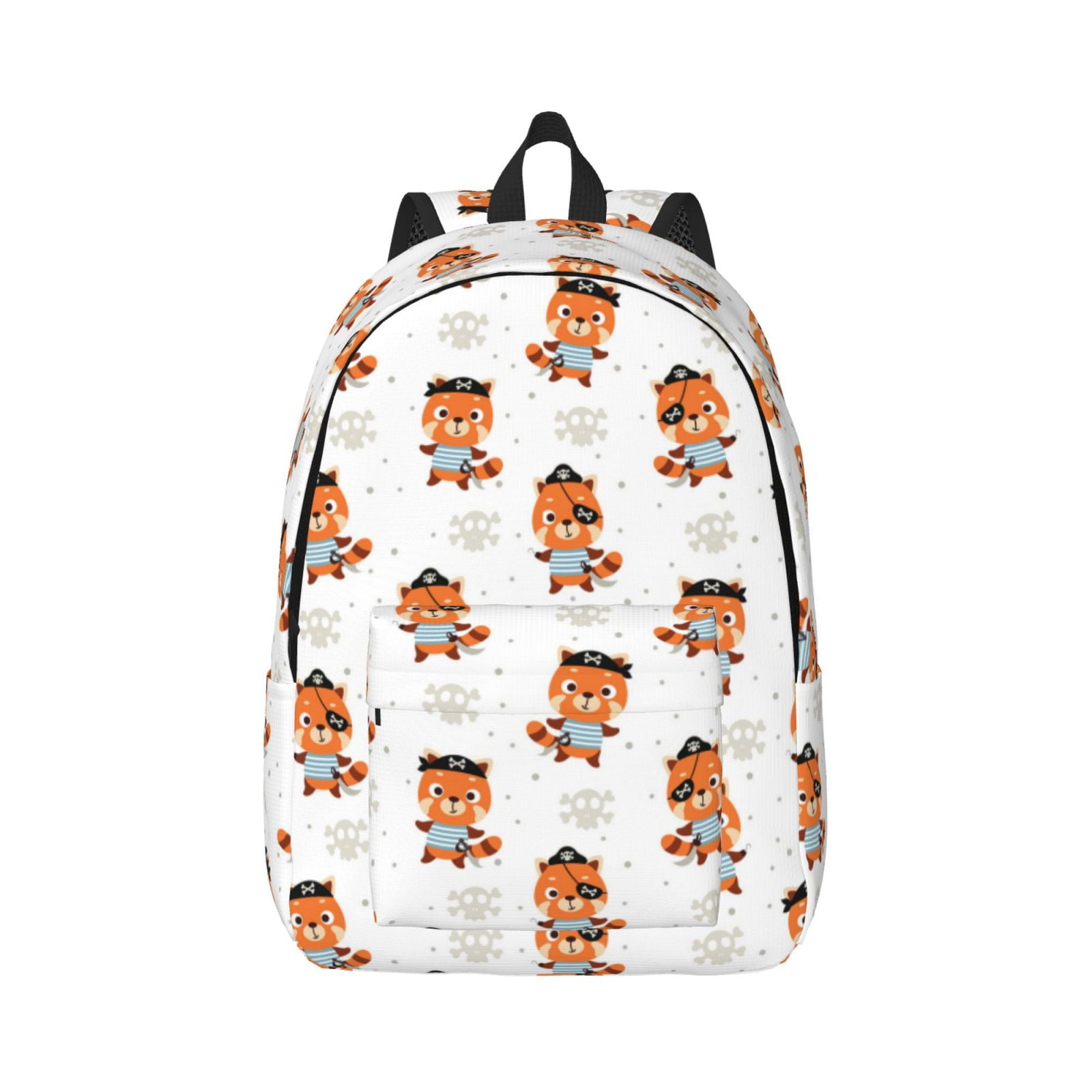 Laptop Travel Backpack Cute Little Pirate Red Panda Lightweight ...