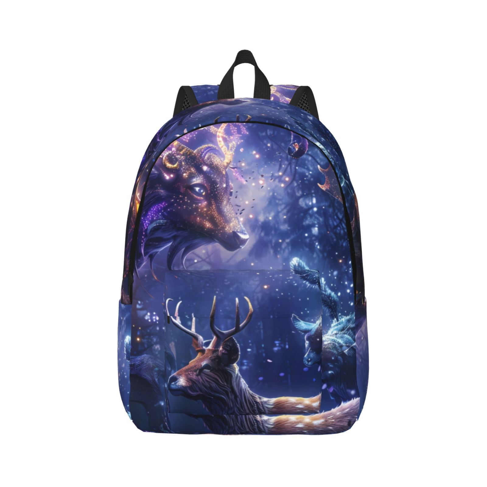 Laptop Travel Backpack Enchanted Forest Stag Gathering Lightweight ...