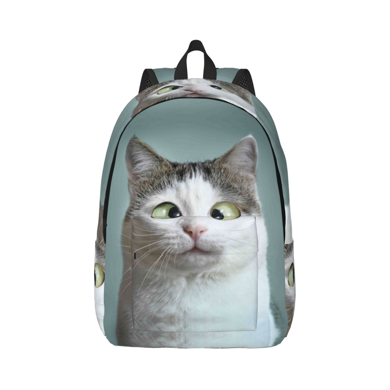 Laptop Travel Backpack Funny Cat Lightweight Backpack for School ...