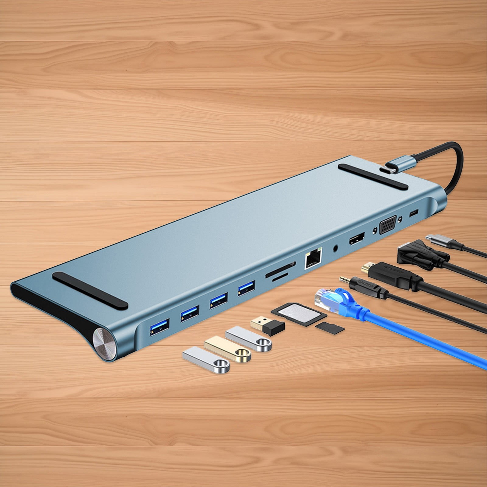 Laptop Type-C Docking Station 11 In 1 Interface Peripheral Network ...