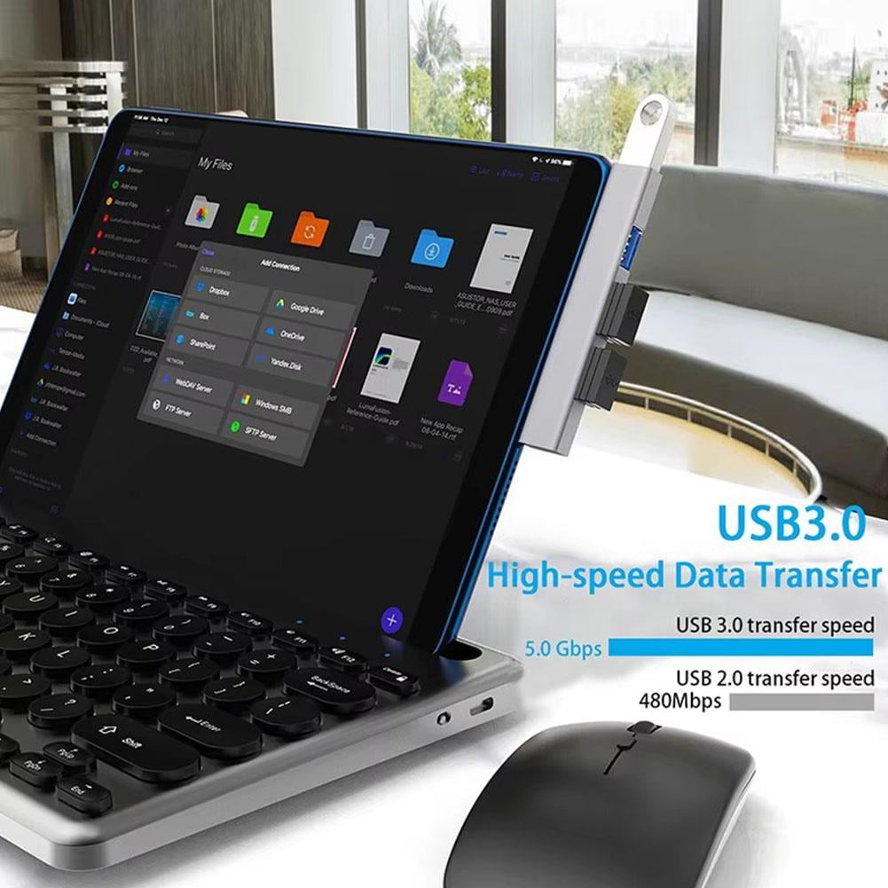 Laptop USB Splitter USB30 Adaptor with 4 Ports For PC - Walmart.com