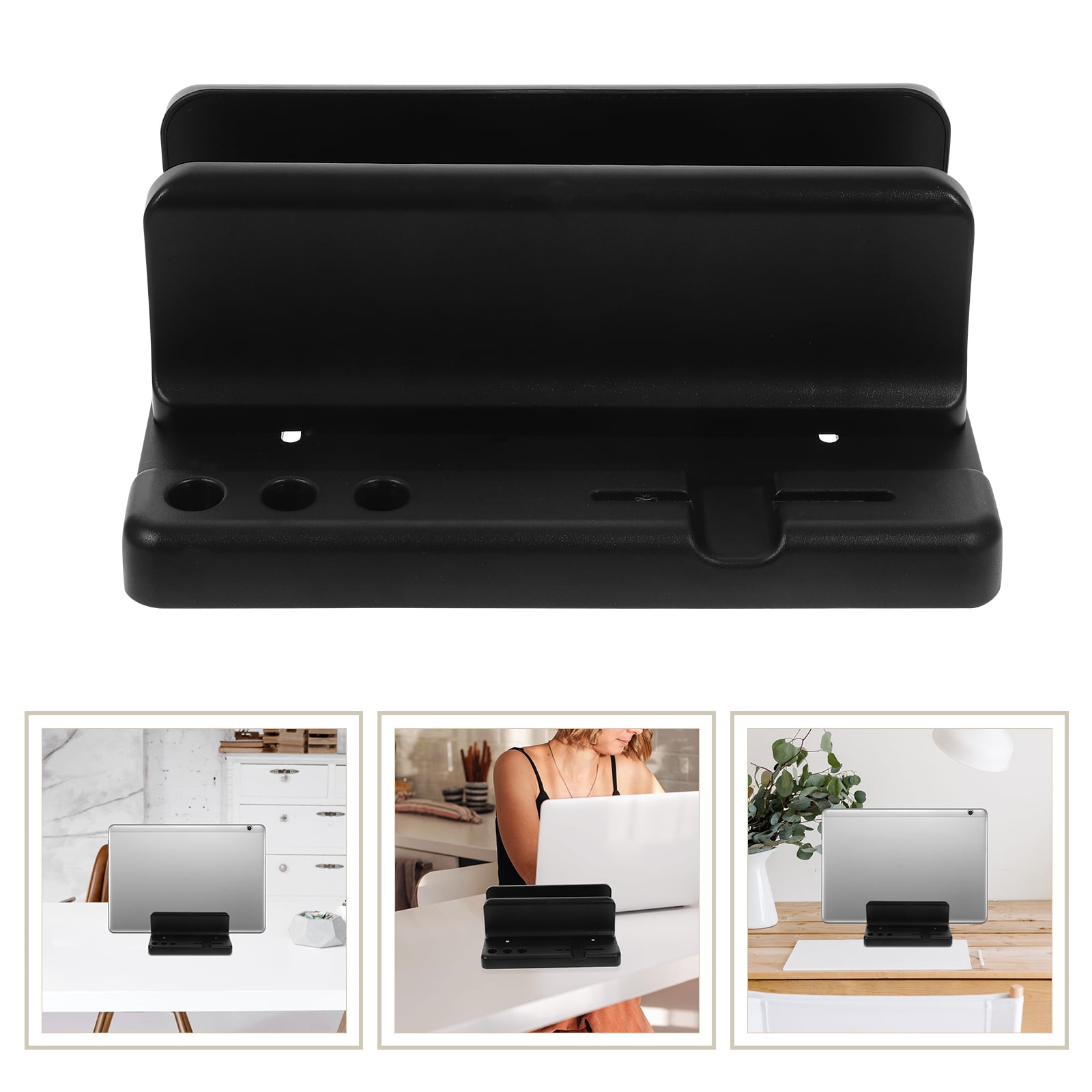 Healifty Laptop Raiser for Desk Black 1Pcs 5.97X5.89X2.16in - Walmart.com