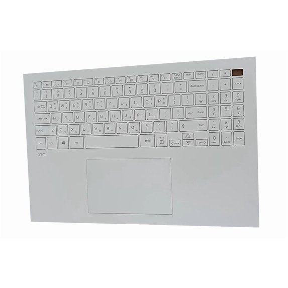 Laptop White PalmRest& White Keyboard For LG 16Z90P Korean KR With ...