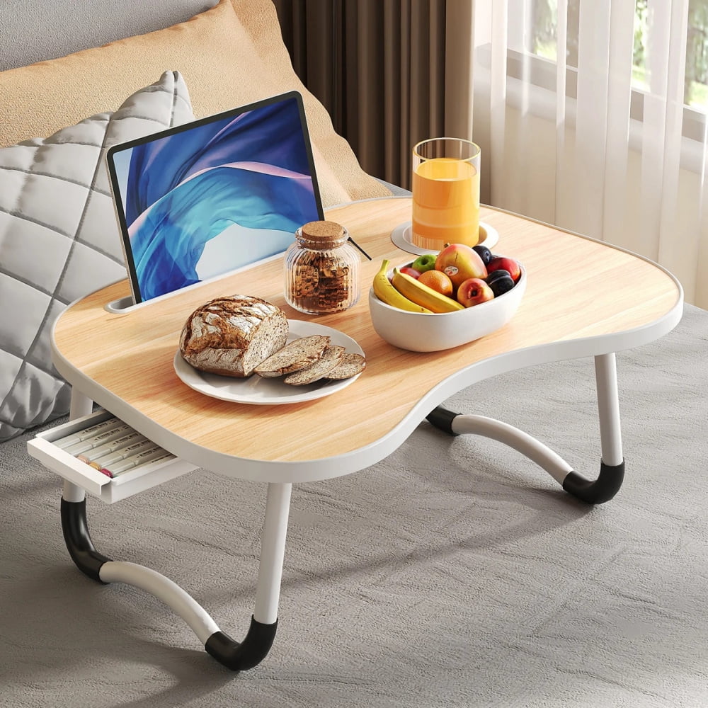 Laptop desktop cutlery and laptop bed holder, bedside table tray ...