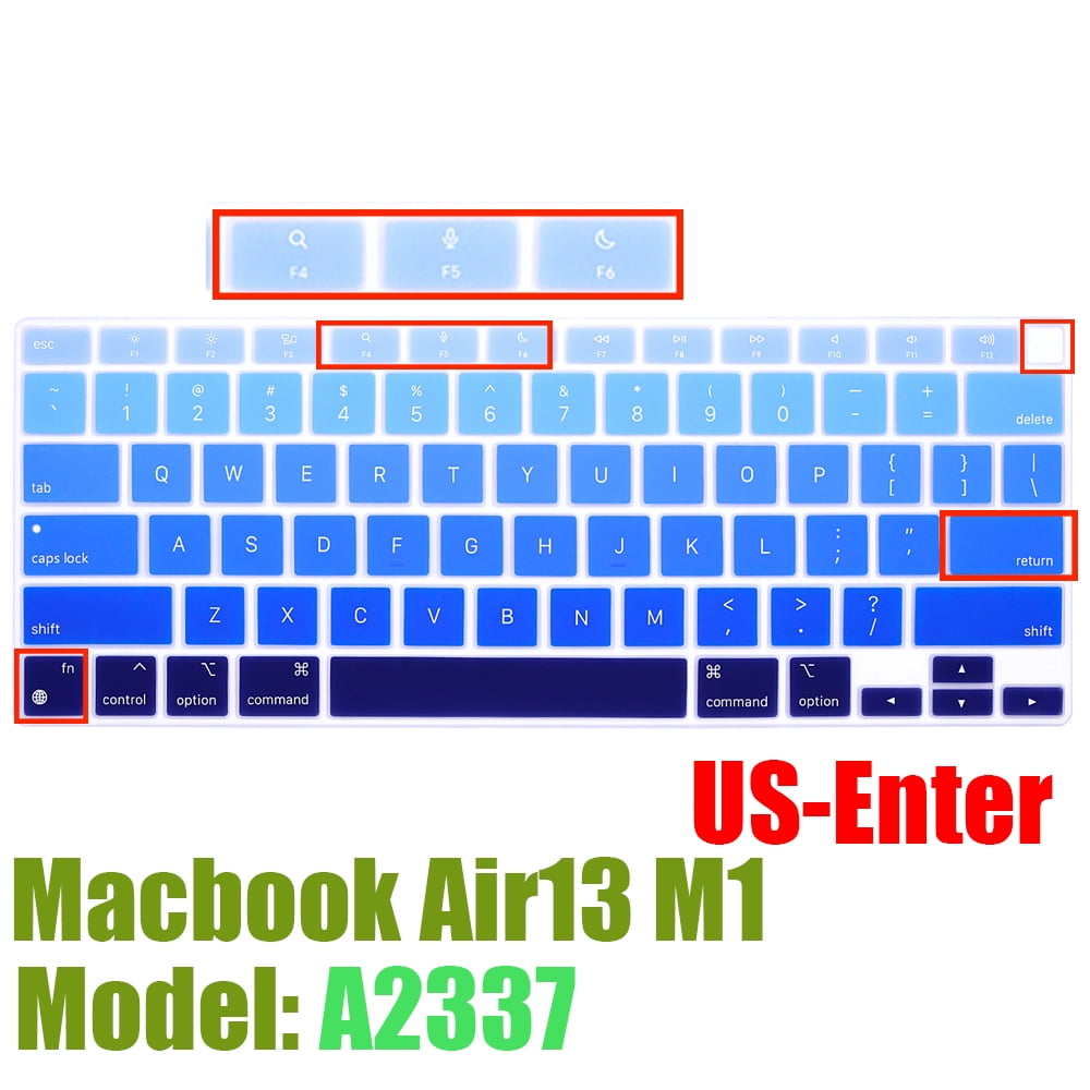 Laptop keyboard film For Macbook Air13 M1 chip A2337 protective cover ...