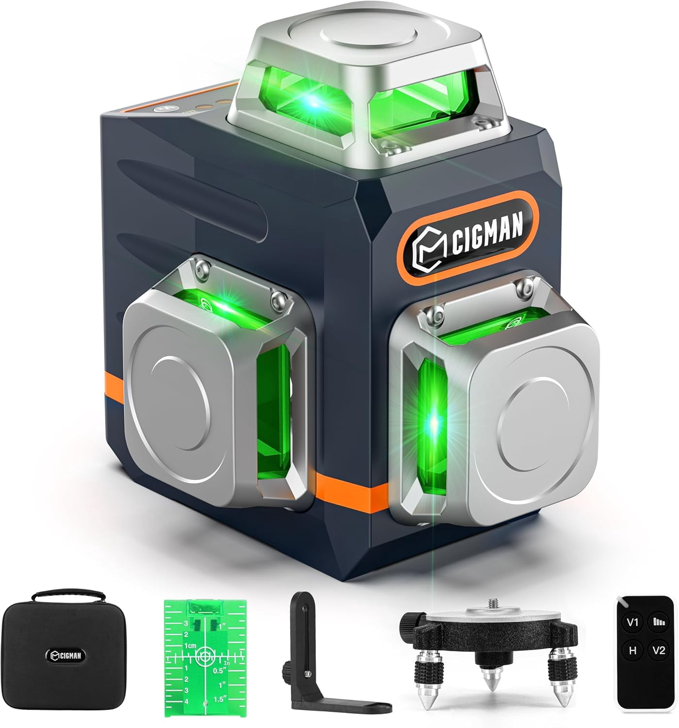 Lar Level lf Leveling 3x360° 3D Green Cross Line for Construction and ...