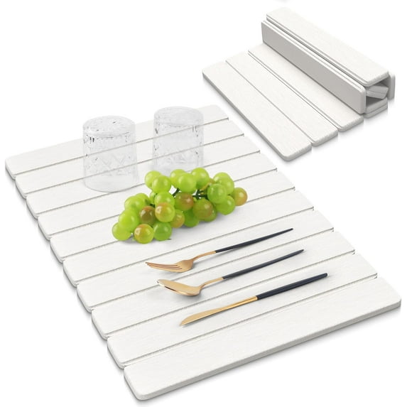 Lar Stone Dish Drying Mats for Kitchen Counter, 24x16 Quick Dry ...