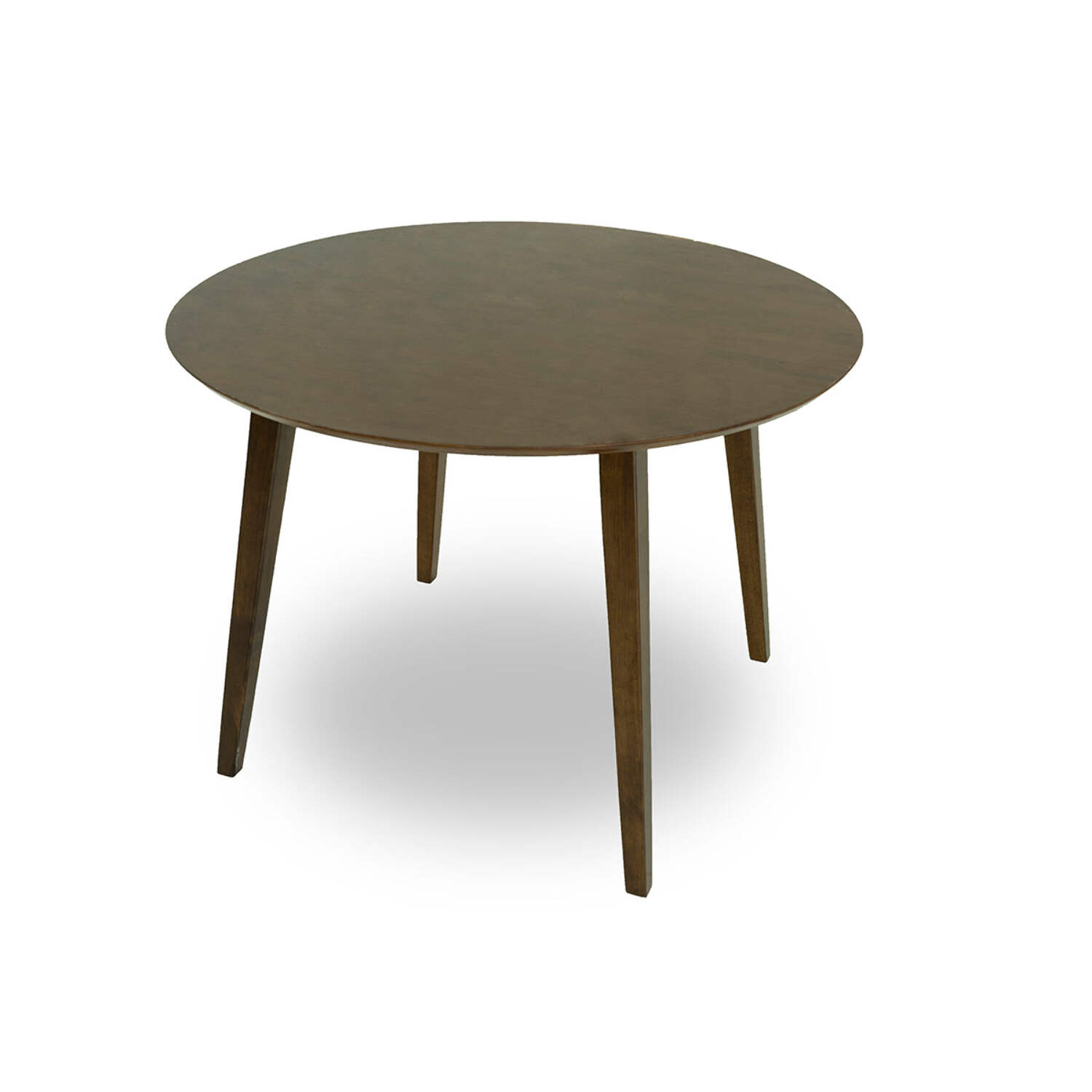 Lara Dining Table Walnut Brown Wood - Walmart.com