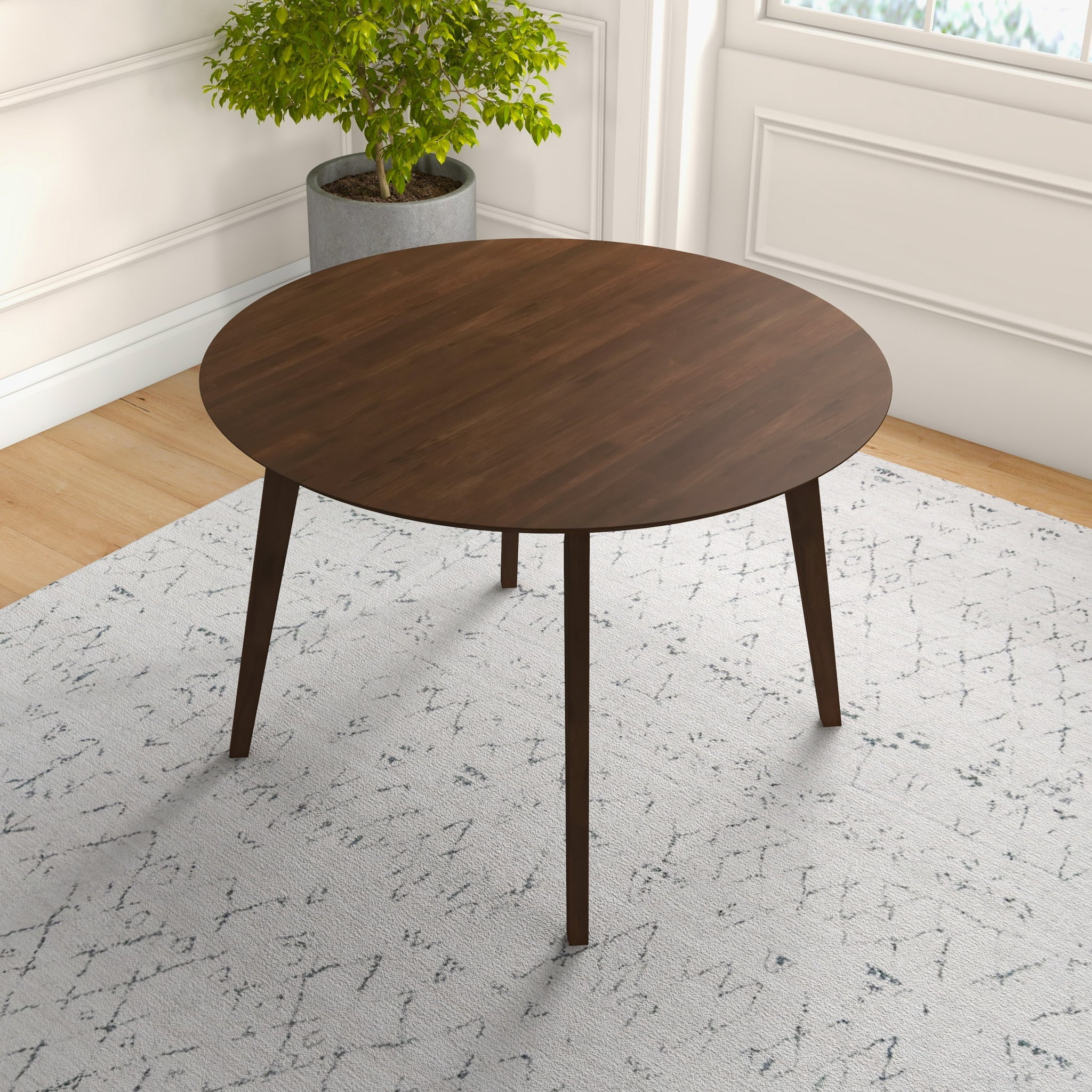 Lara Dining Table (Walnut) - Walmart.com