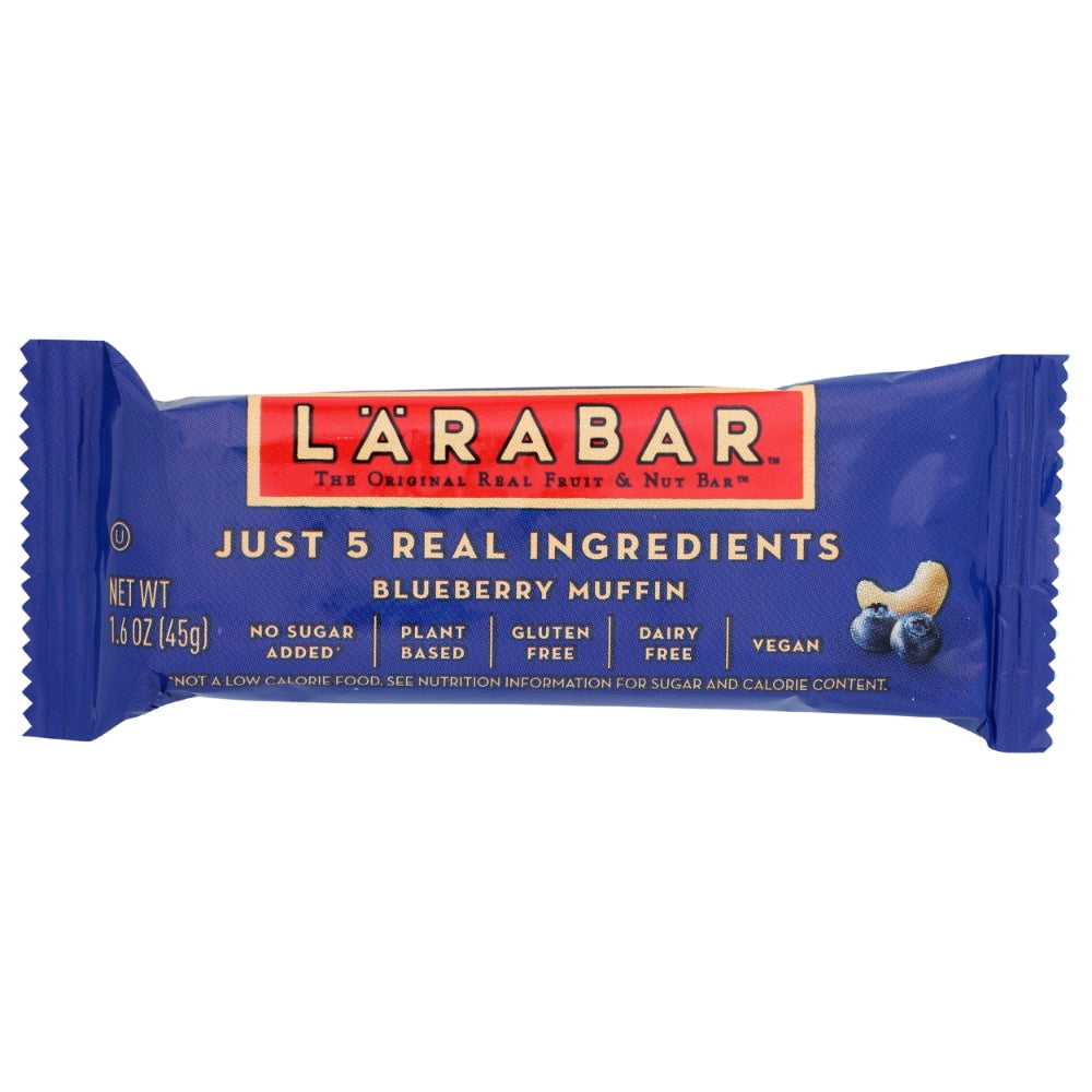 Larabar Gluten Free Bar, Blueberry Muffin, 1.6 oz Bar - Walmart.com
