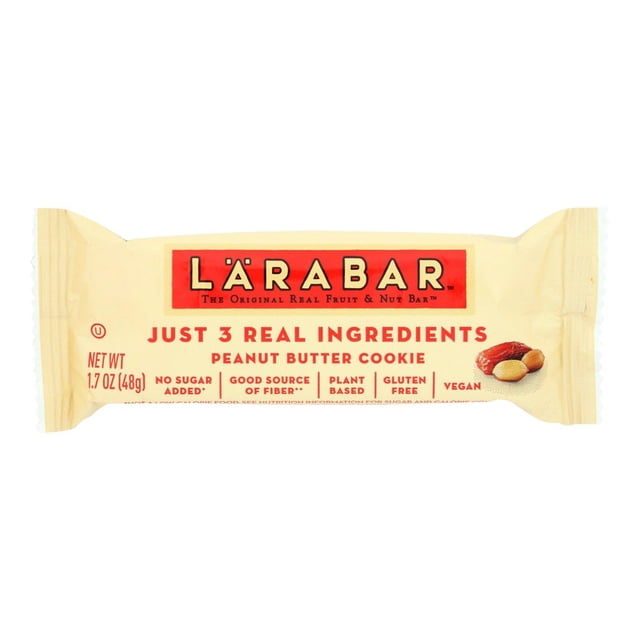 Larabar Peanut Butter Cookie Bar 1.7 oz (Pack Of 16) - Walmart Business ...