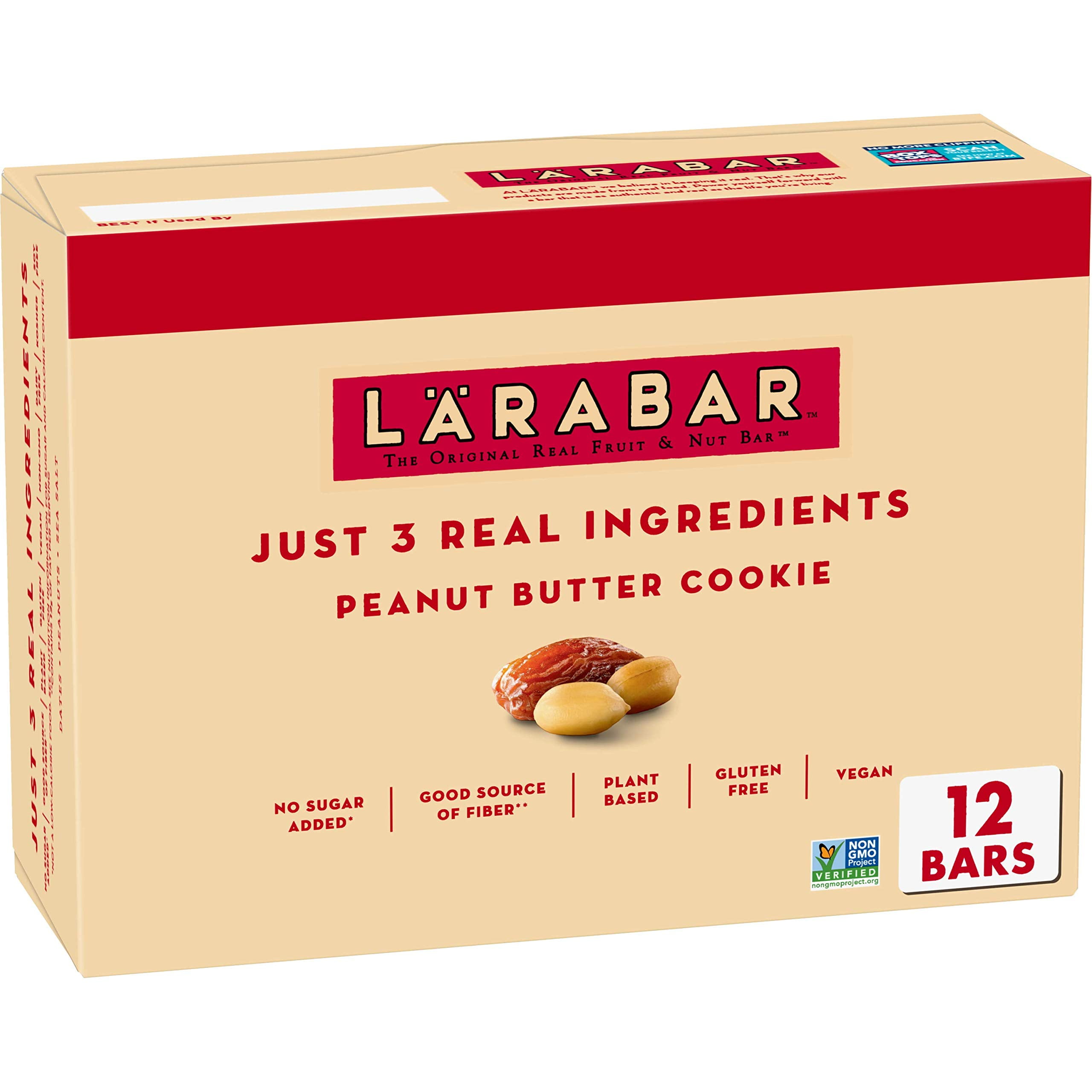 Larabar Peanut Butter Cookie, IFF17 Gluten Free Vegan Fruit & Nut Bars ...