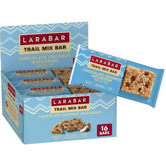 Larabar Trail Mix Bars, BCF26 Chocolate Coconut Macaroon, Gluten Free ...