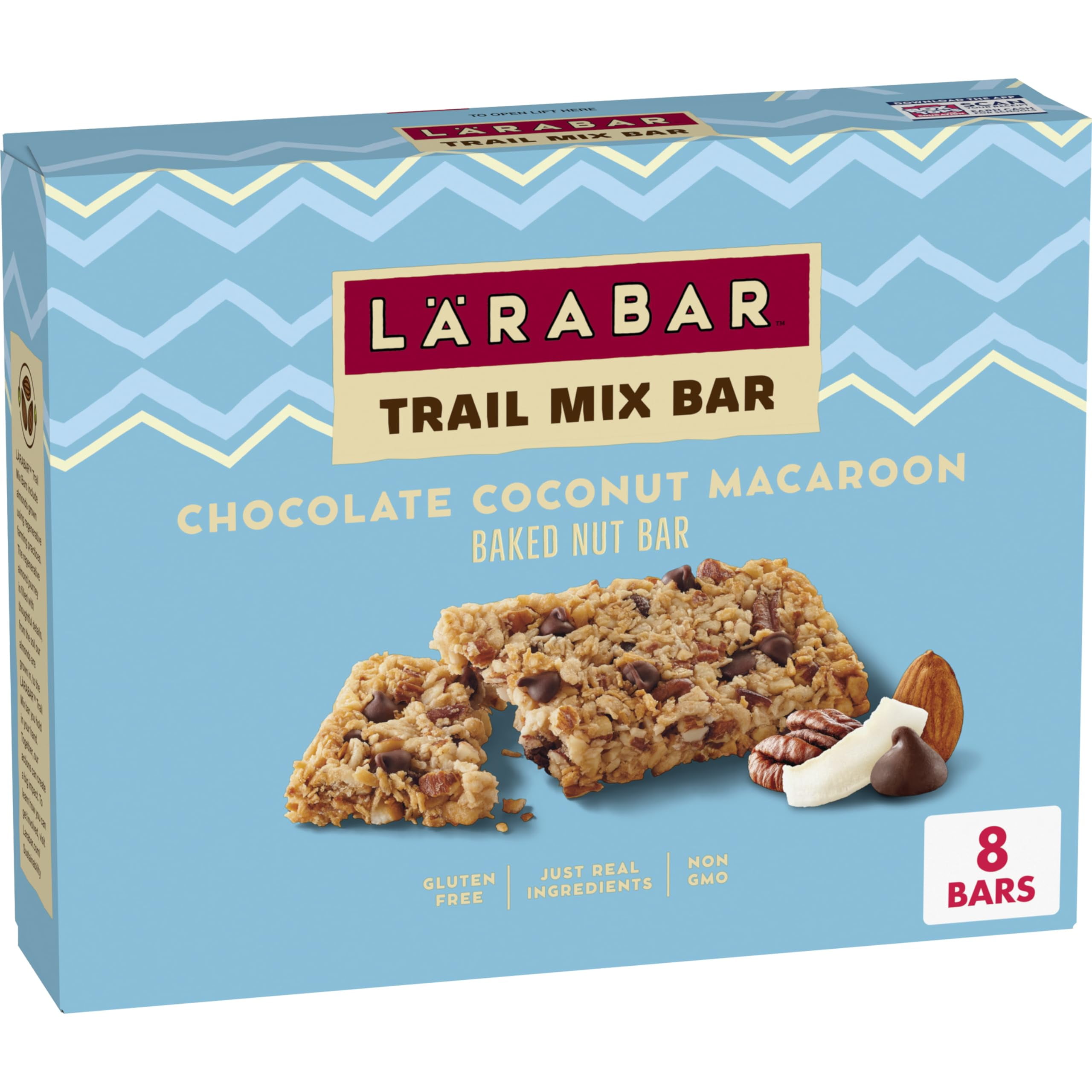 Larabar Trail Mix Bars, Chocolate Coconut BSL1 Macaroon, Gluten Free ...