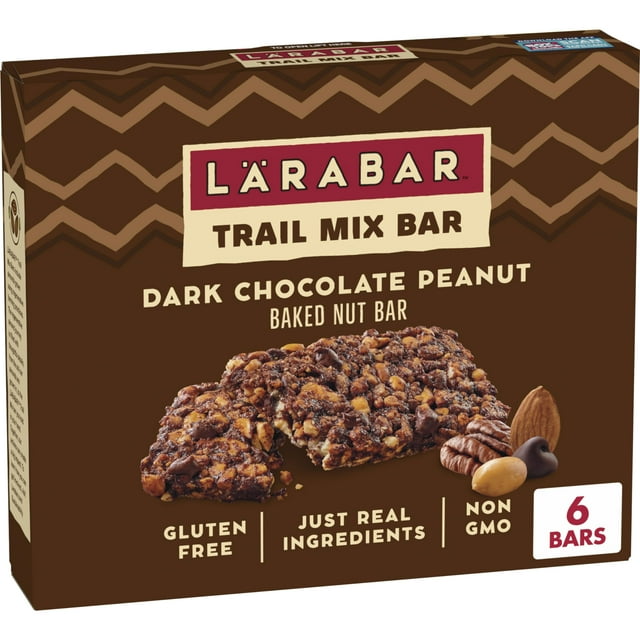 Larabar Trail Mix Bars, MMF7 Dark Chocolate Peanut, Gluten Free Baked ...
