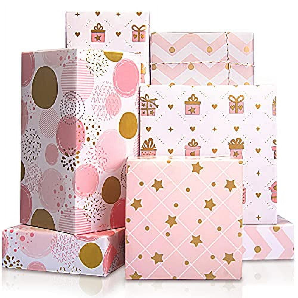 Larcenciel Wrapping Paper for .. Girl, Metallic Gold Foil .. Wrapping ...