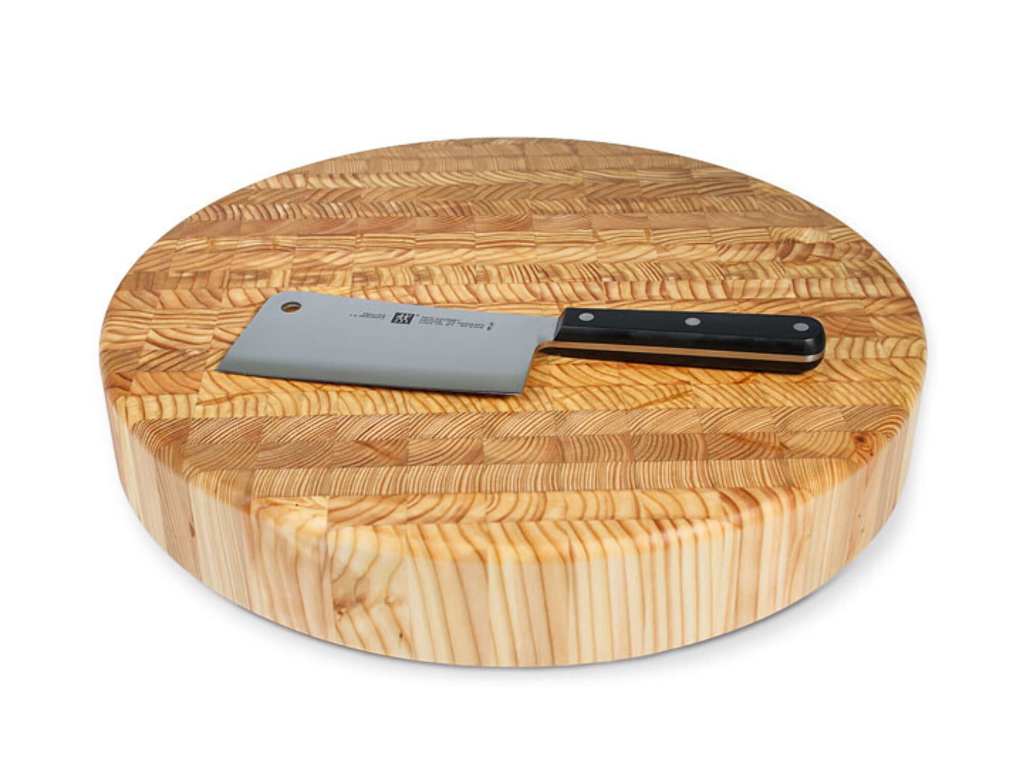 Larch Wood Round Chef's Block 16.25 x 2.5 - Walmart.com